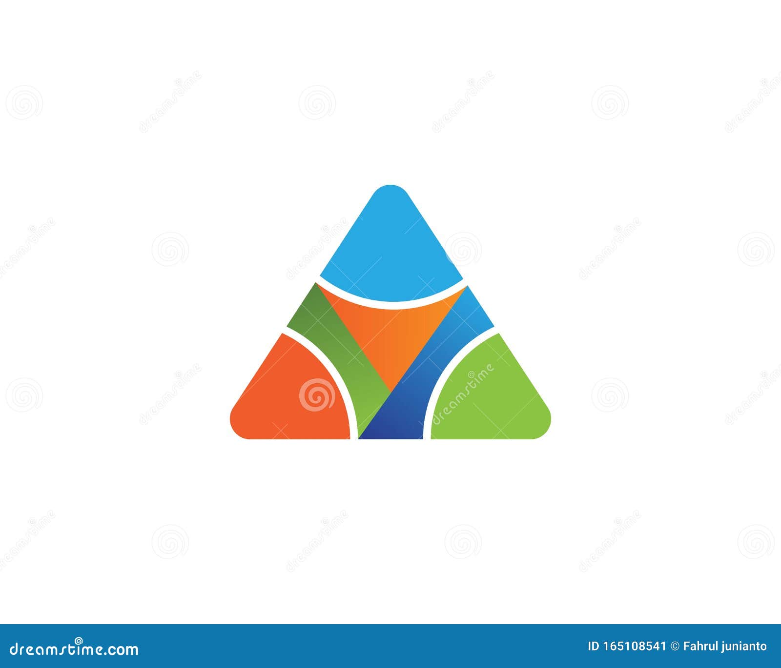 Triangle with Y Letter Logo Design Illustration Stock Vector ...