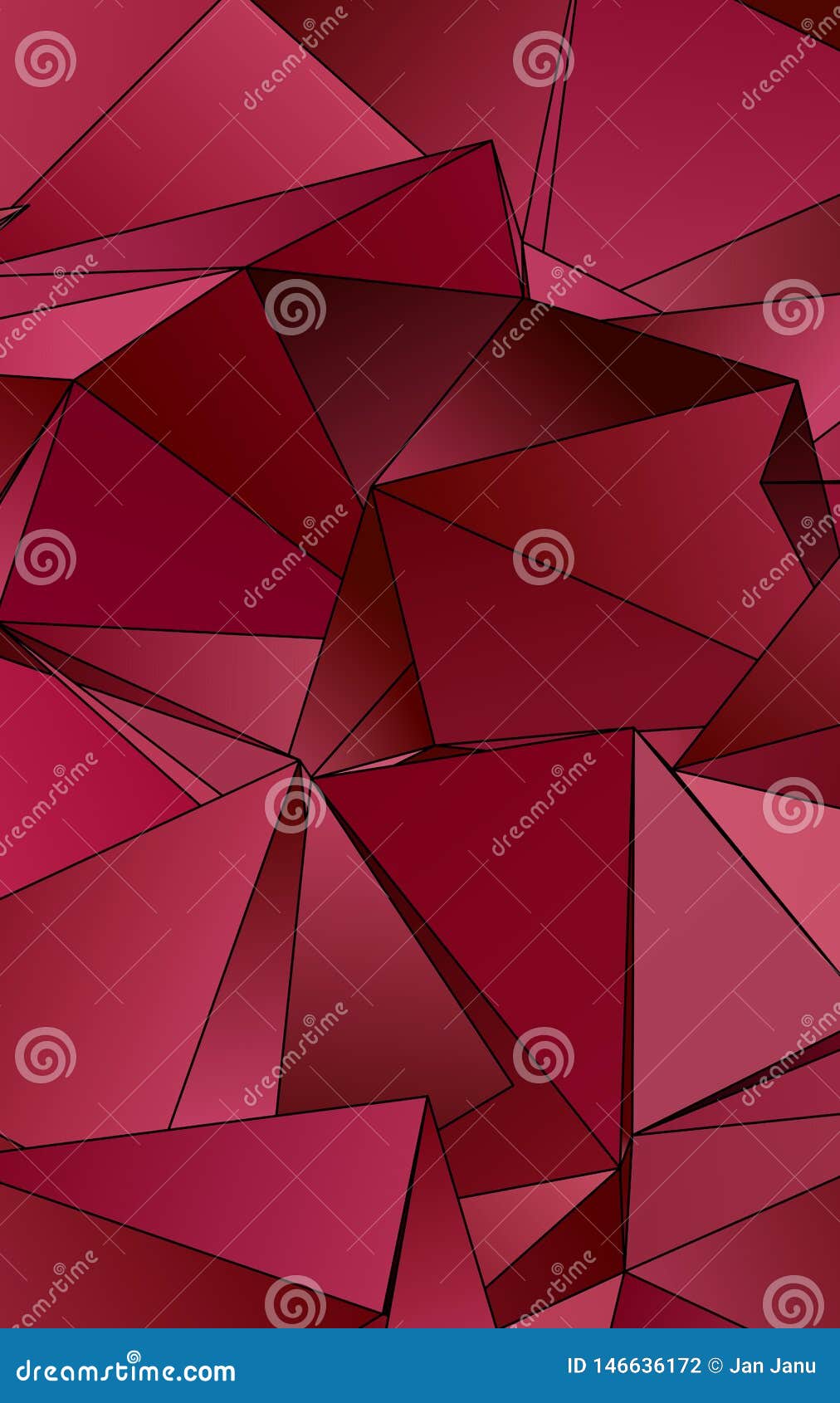 Triangles, Abstract Background. Design Wallpaper Stock Illustration ...