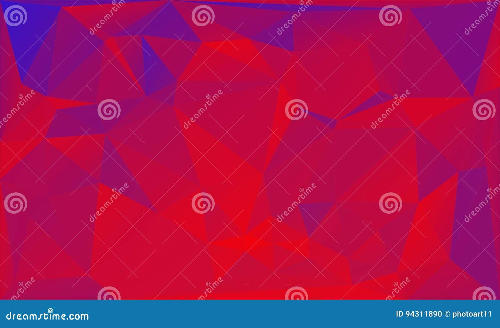 Triangles Abstract Background - Red Blue Stock Vector - Illustration of ...