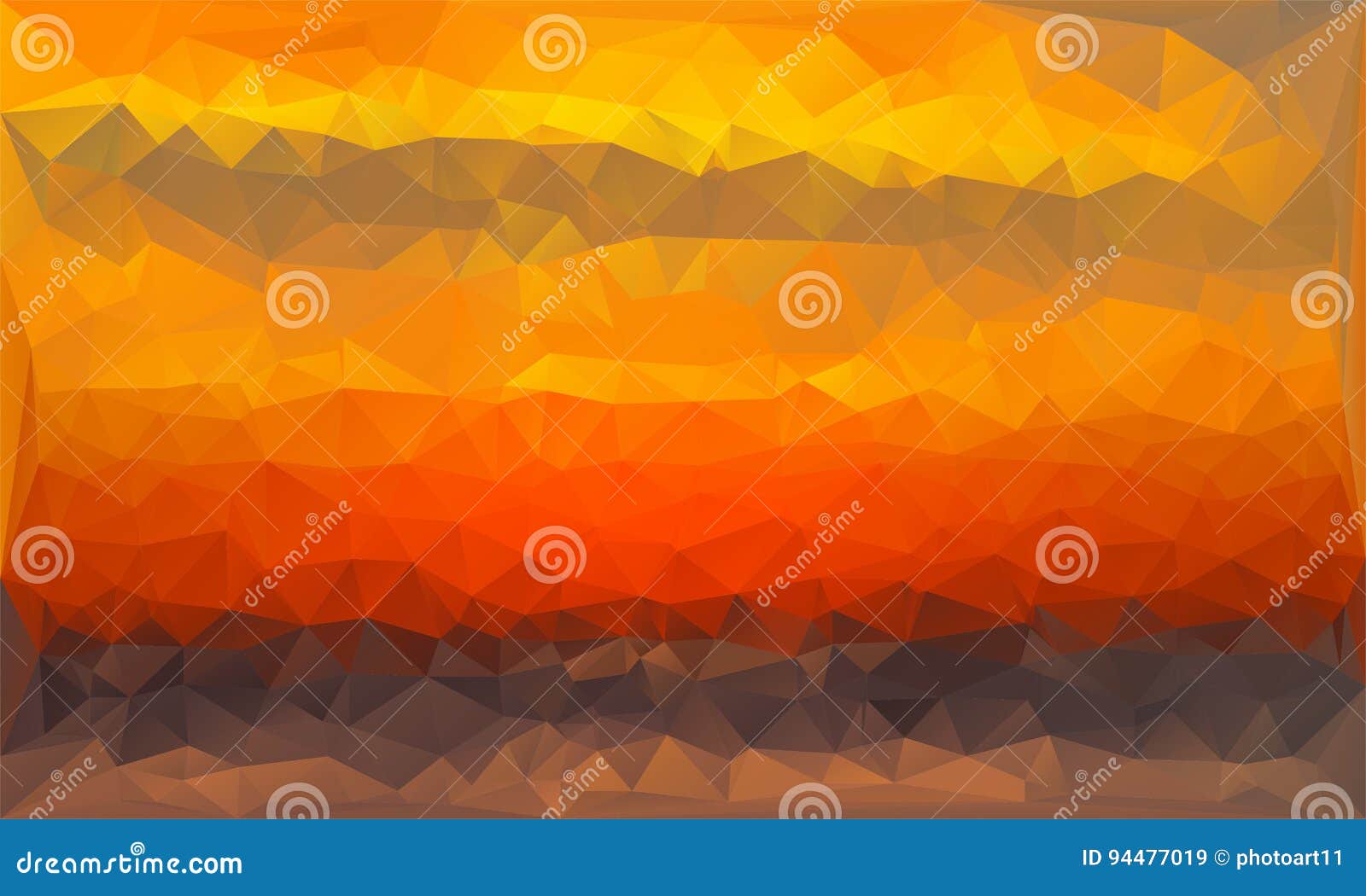 Triangles Abstract Background - Sunset - Vector Stock Vector ...