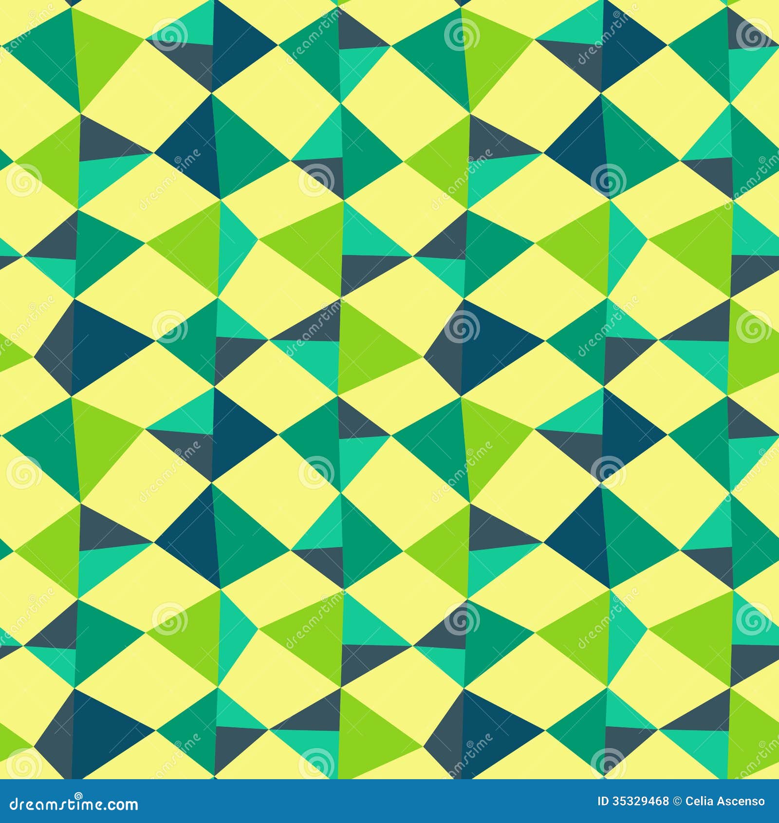 Triangles Background Seamless Pattern Stock Illustration - Illustration ...