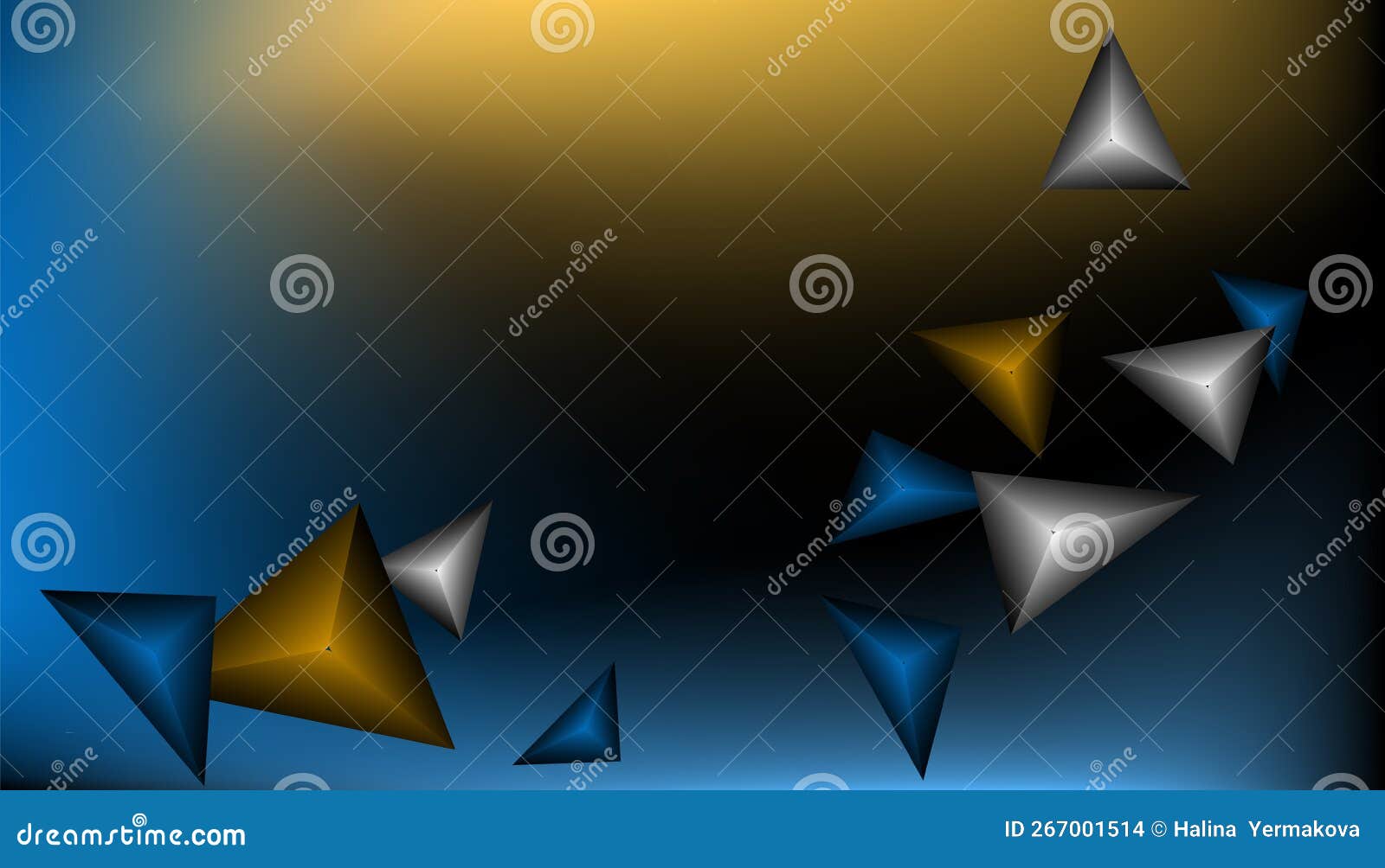 Triangles Background. Abstract Background from Triangular Pyramids ...