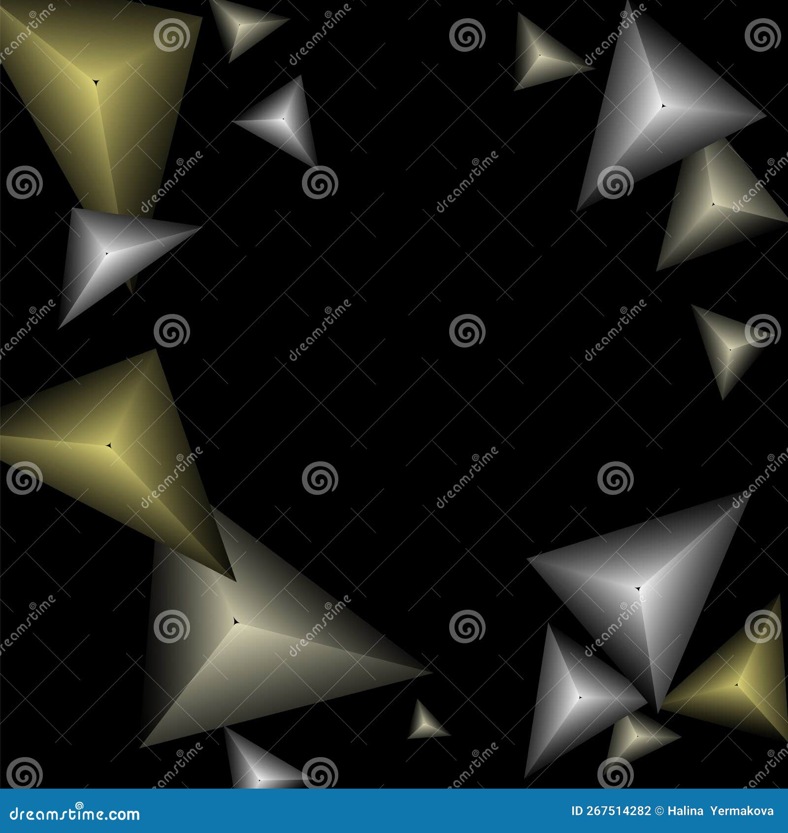 Triangles Background. Abstract Background from Triangular Pyramids ...