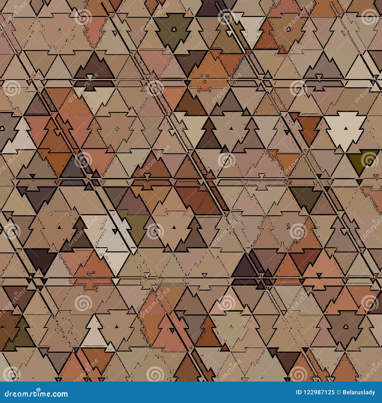 Triangles Camouflage Abstract Pattern Stock Illustration - Illustration ...