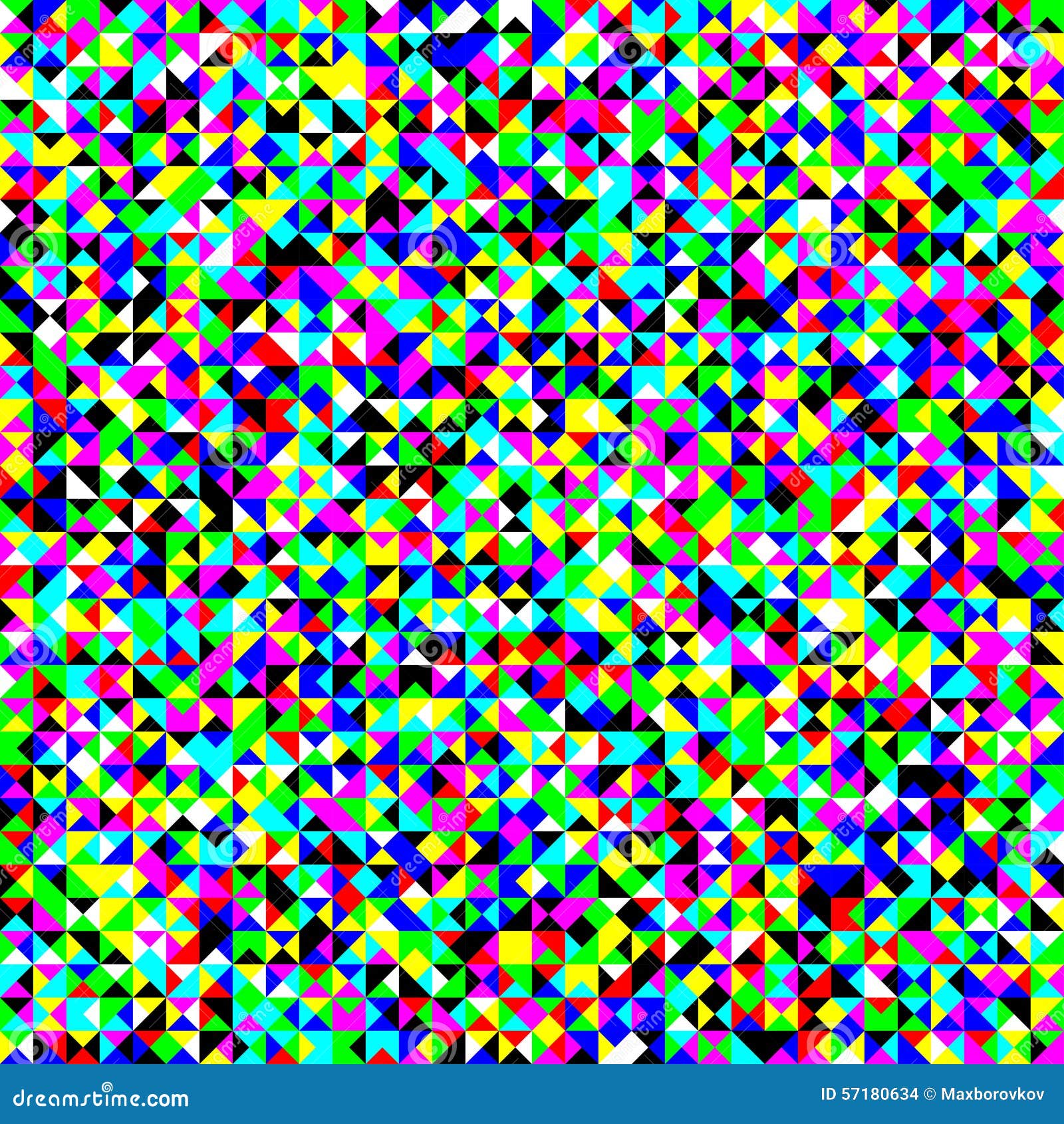 Triangles Colorful Noise Pattern Vector Illustration | CartoonDealer ...