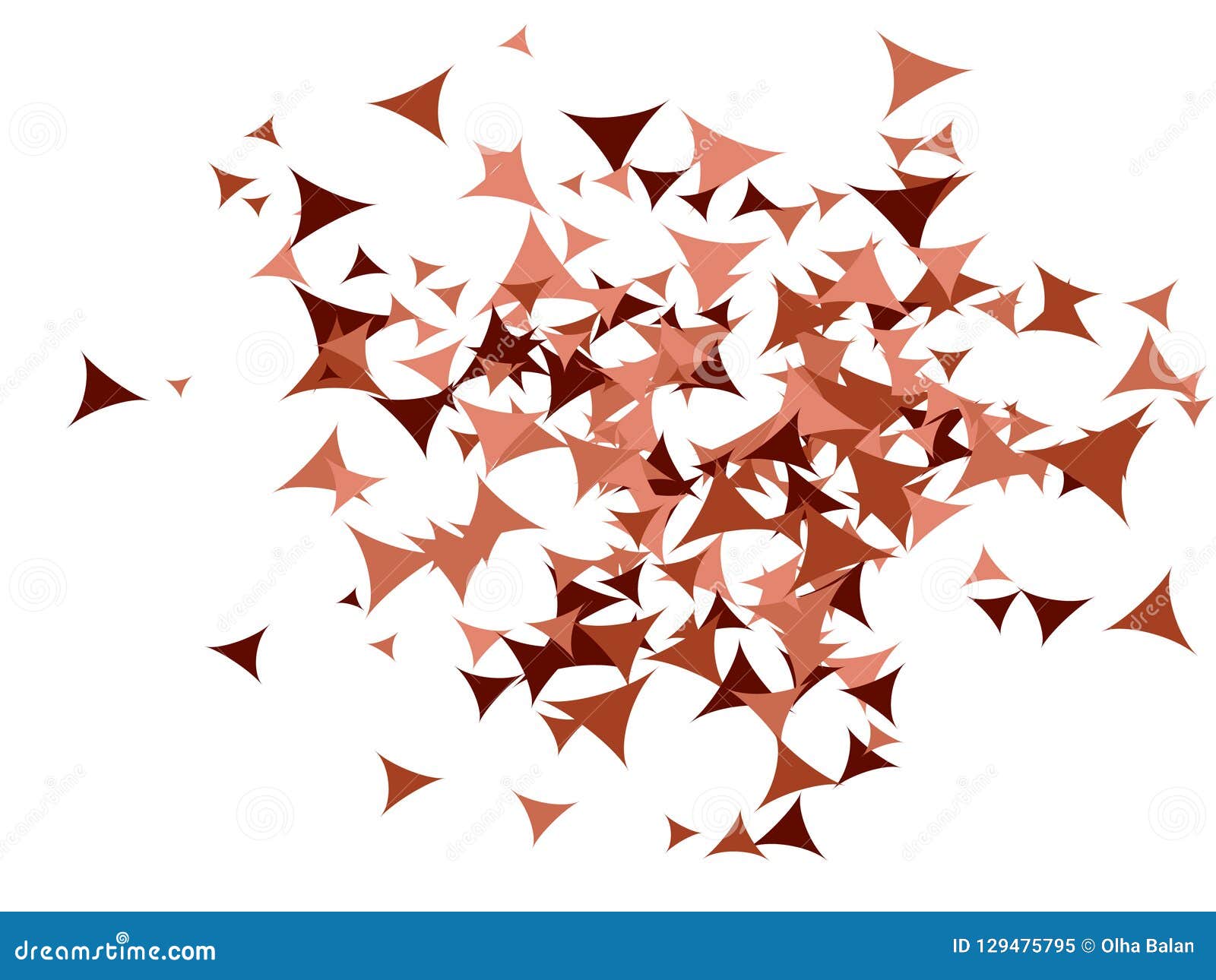 Triangles Confetti Backdrop Stock Vector - Illustration of hipster ...