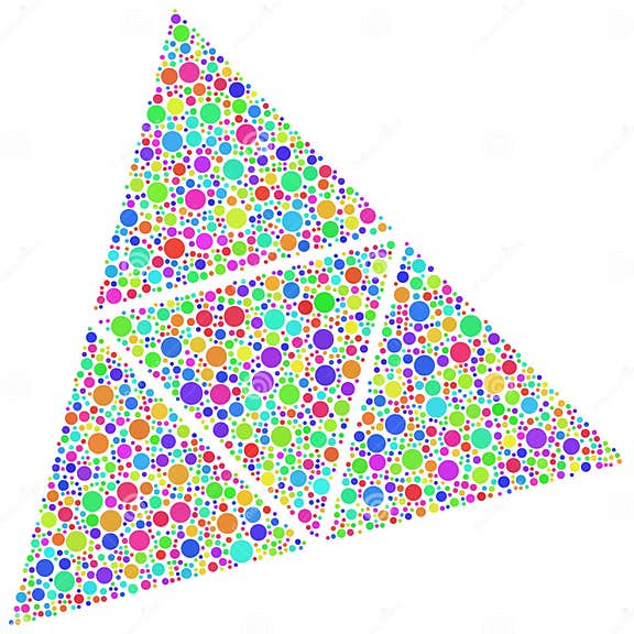 Triangles Containing Bubbles Stock Vector - Illustration of lines ...