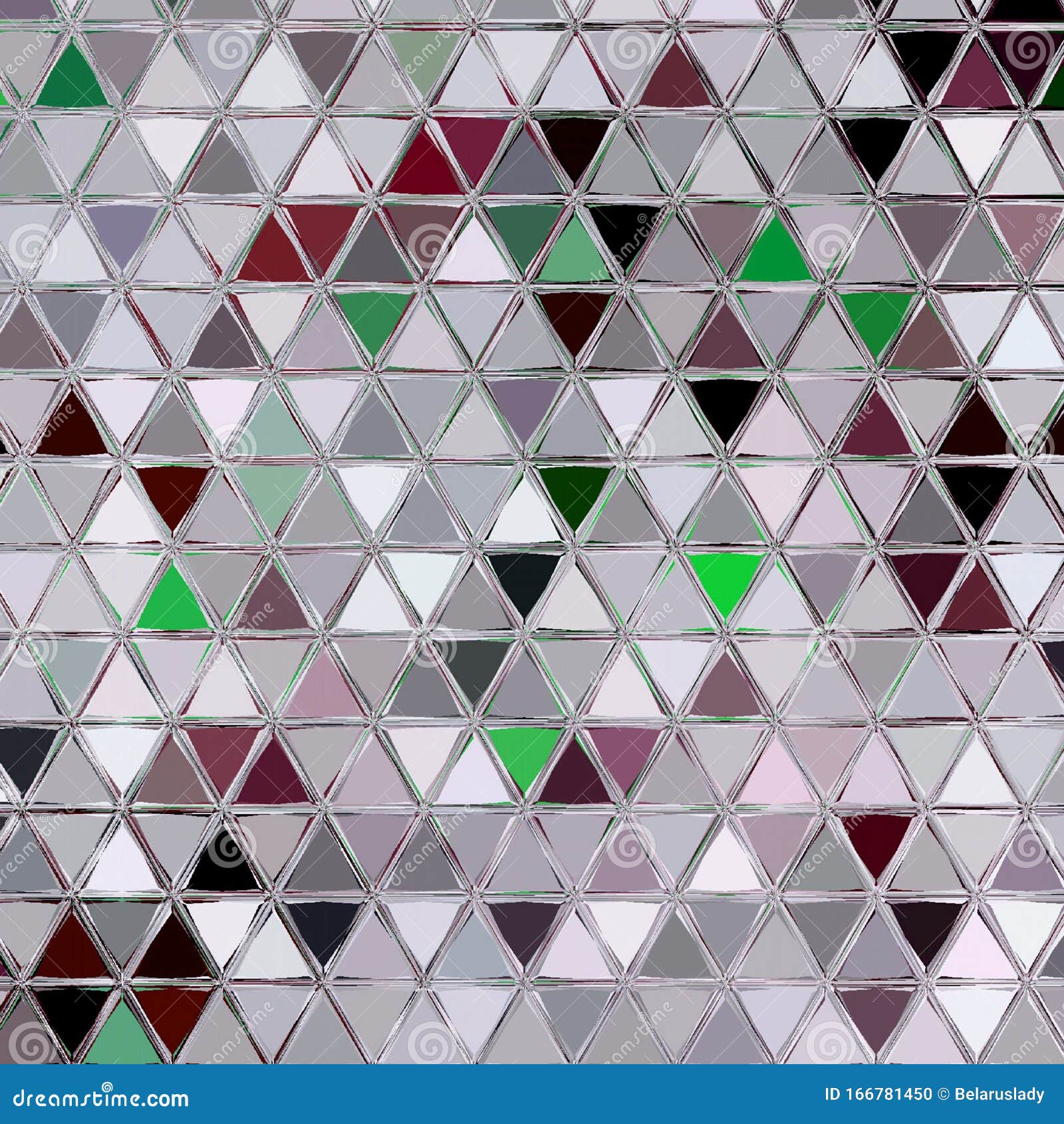 Triangles Continuous Pattern for the Fabric, Printing and Packaging ...