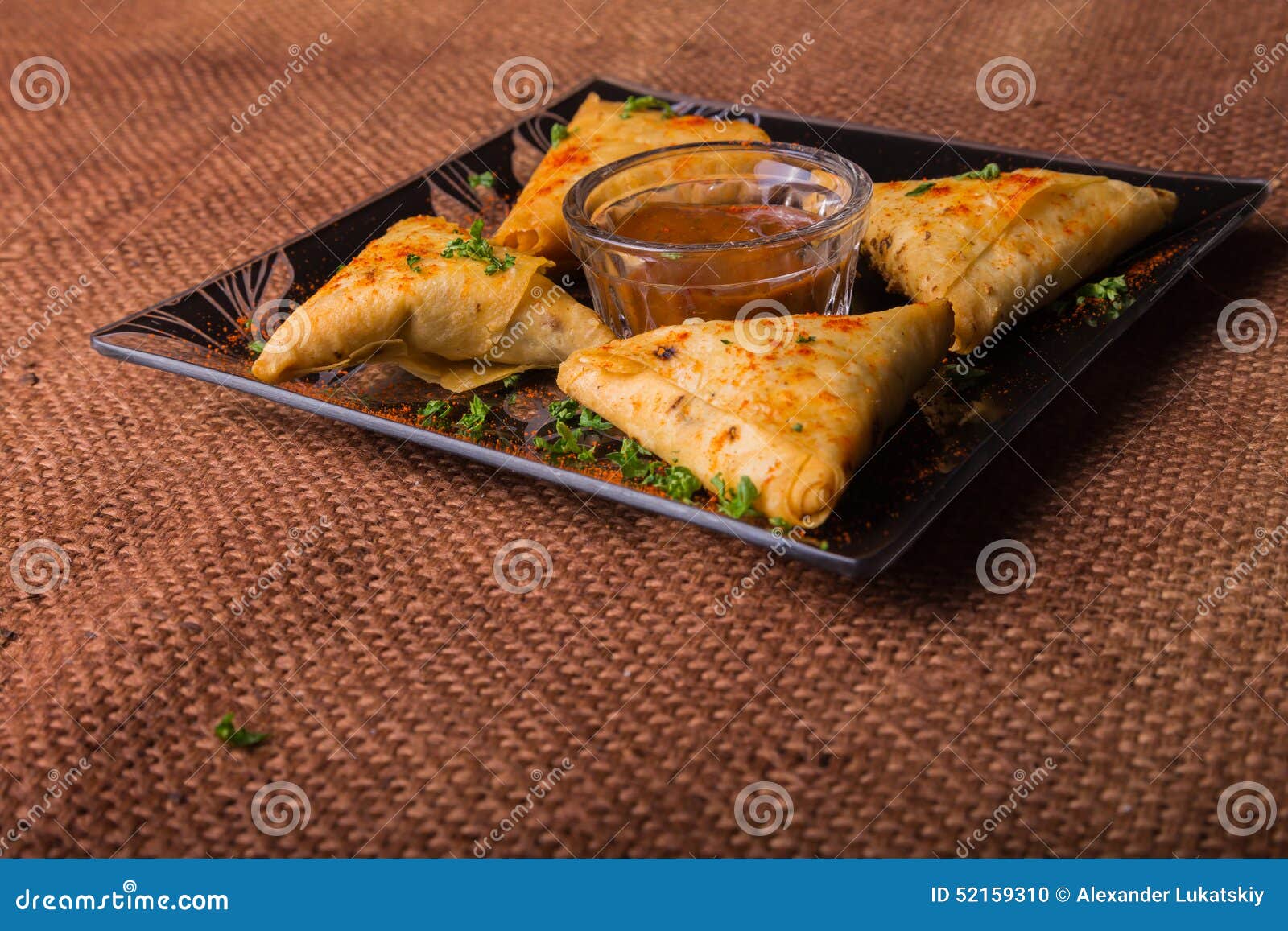 Triangles of dough stock photo. Image of falafel, armenian - 52159310