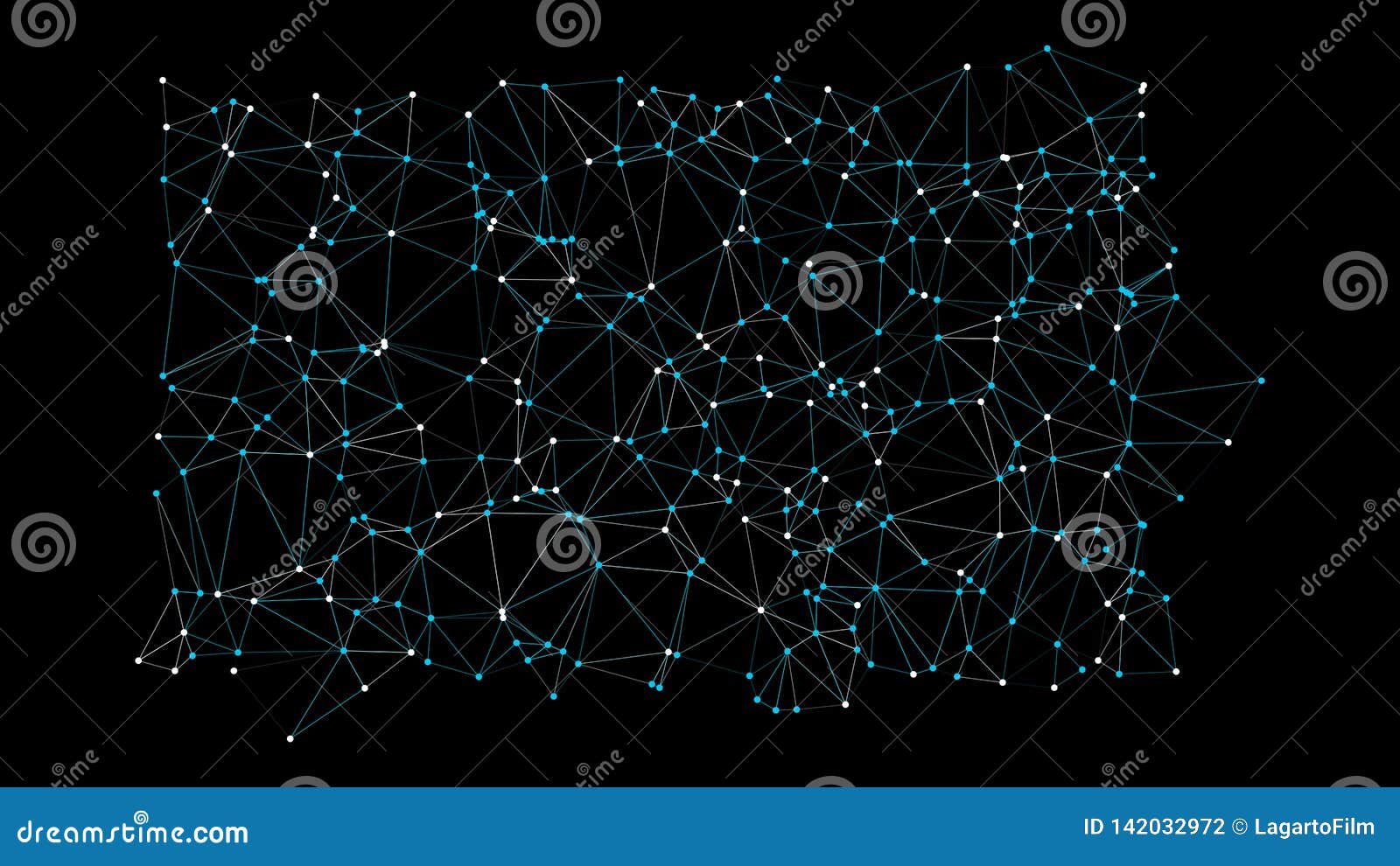 Triangles Elements Connected, Network Vector Conception Stock Vector ...