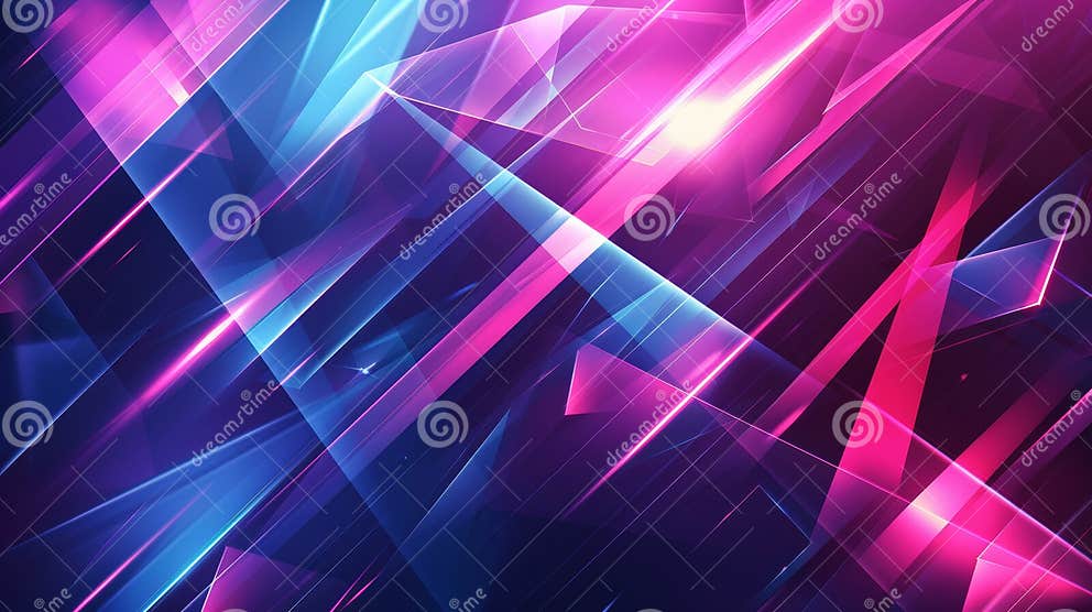 Triangles Form a Geometric Abstract Background. Stock Image - Image of ...