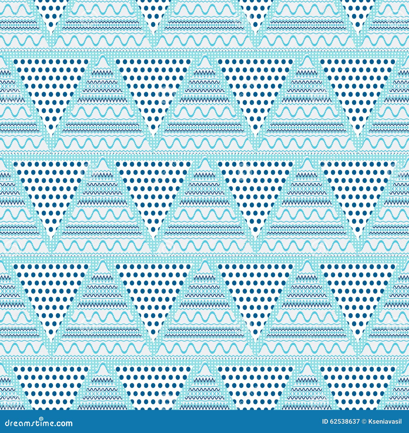 Triangles Geometric Abstract Seamless Pattern Stock Vector ...