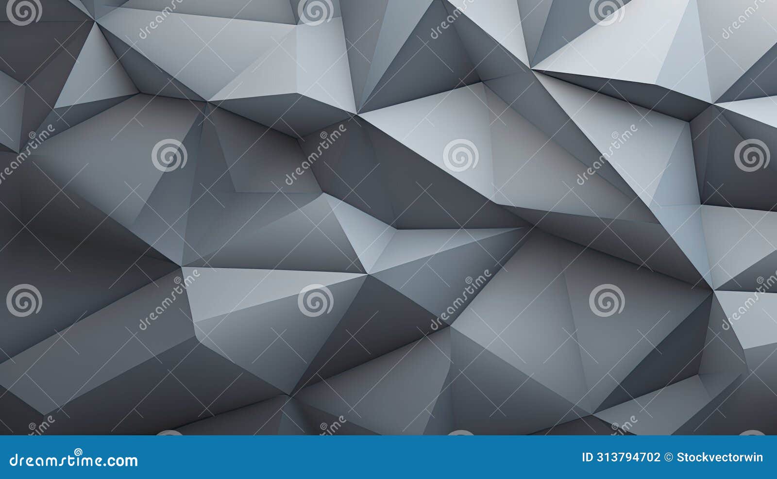 Triangles Geometric Background Gray Stock Illustration - Illustration ...