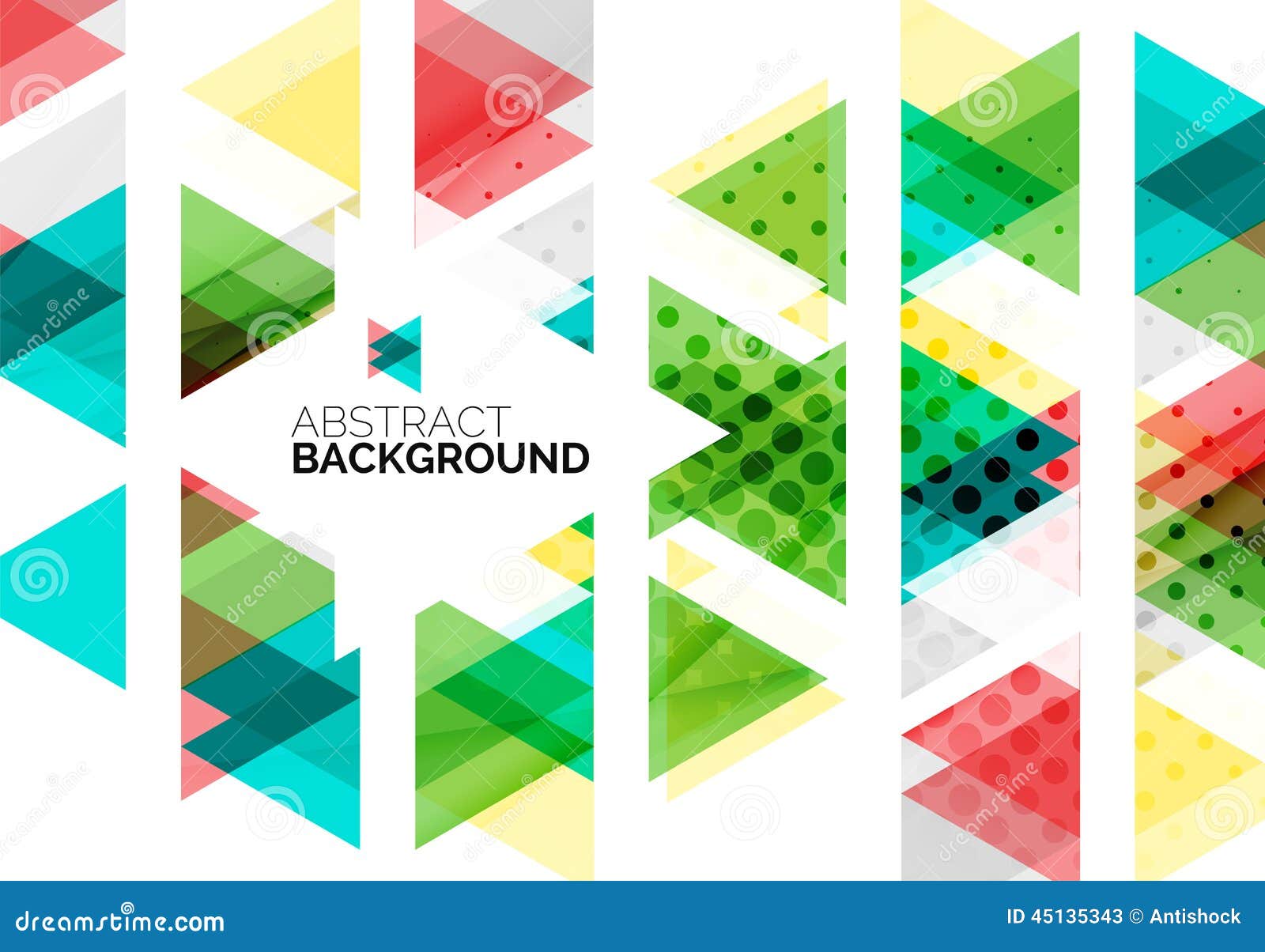 Triangles, Geometric Clean Abstract Background Stock Vector ...