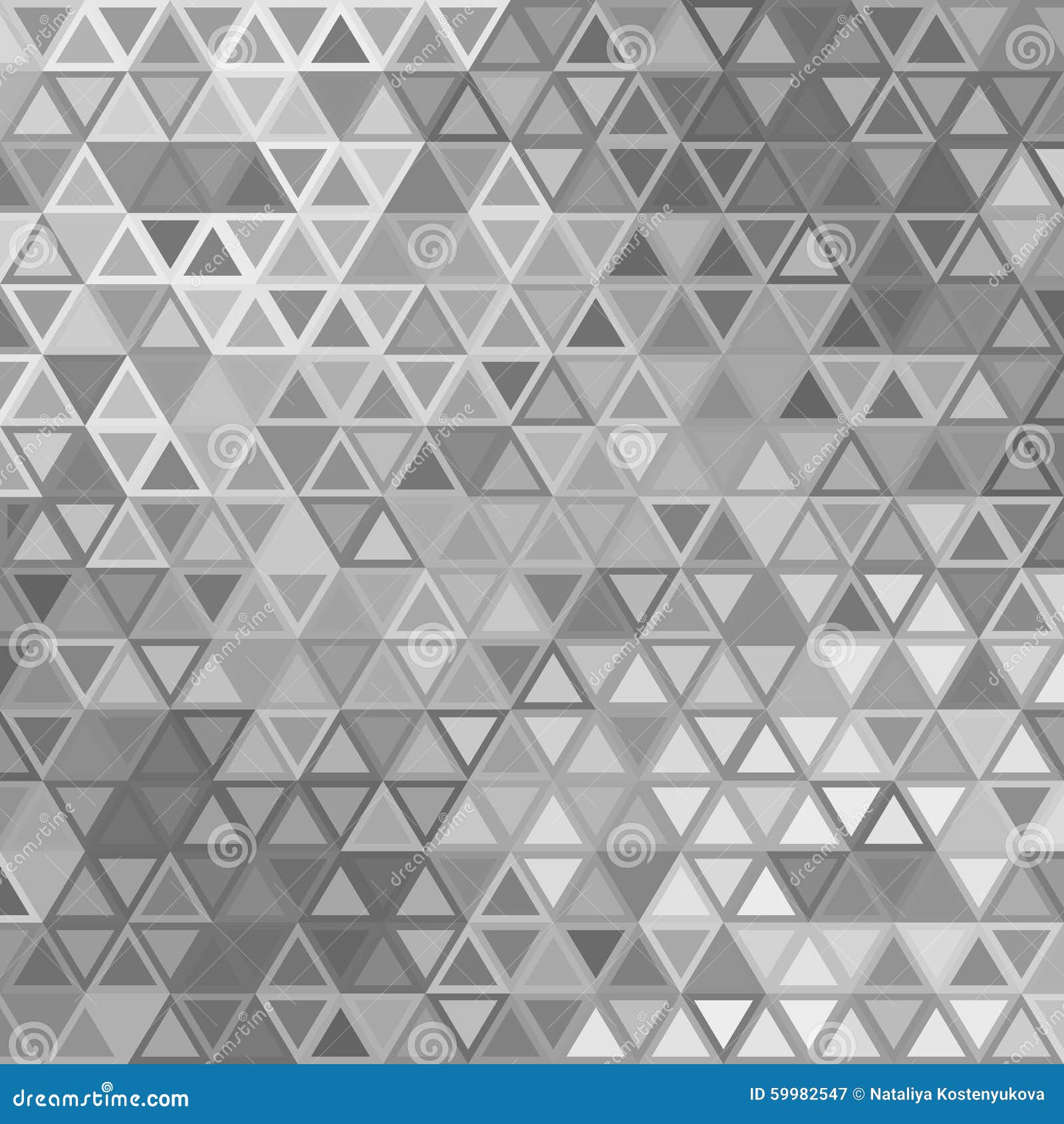 Triangles gray stock vector. Illustration of continuous - 59982547