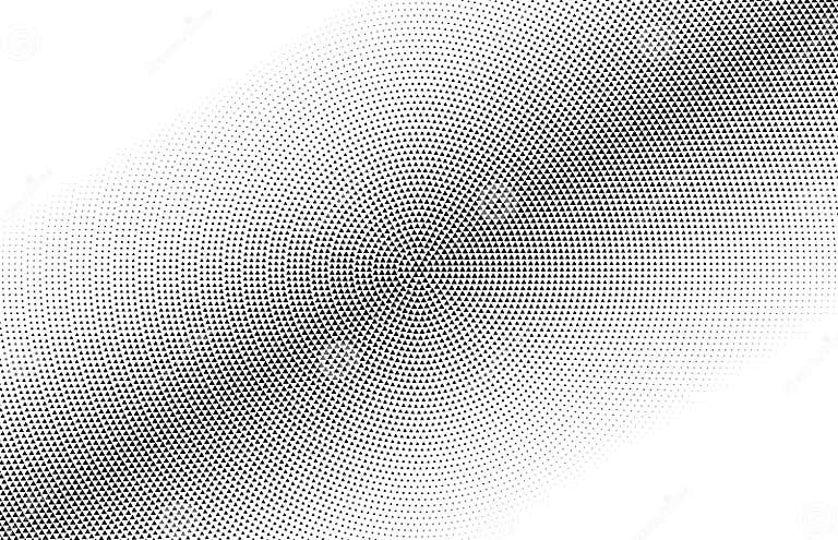 Triangles Halftone Vector Illustration. Triangle Geometric Background ...