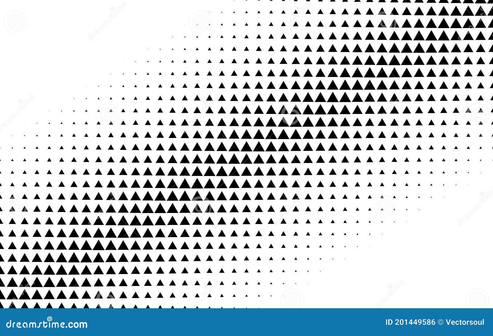 Triangles Halftone Vector Illustration. Triangle Geometric Background ...