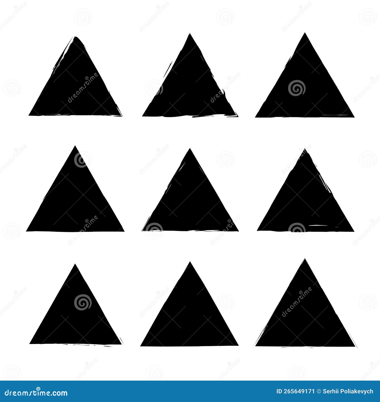 Triangles. Illustration Vectorielle. Illustration de Vecteur ...