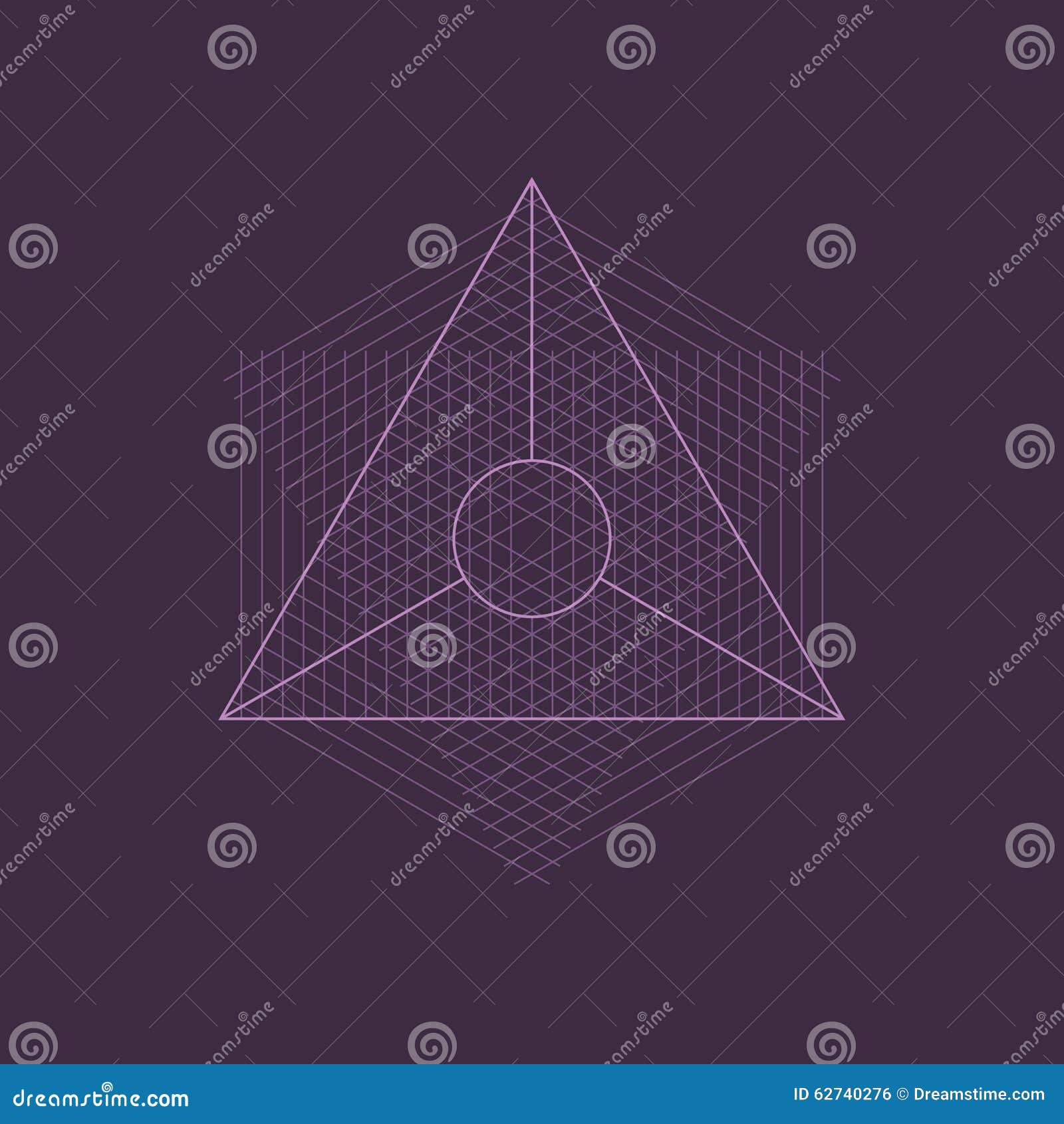 Triangles and lines stock vector. Illustration of repeat - 62740276