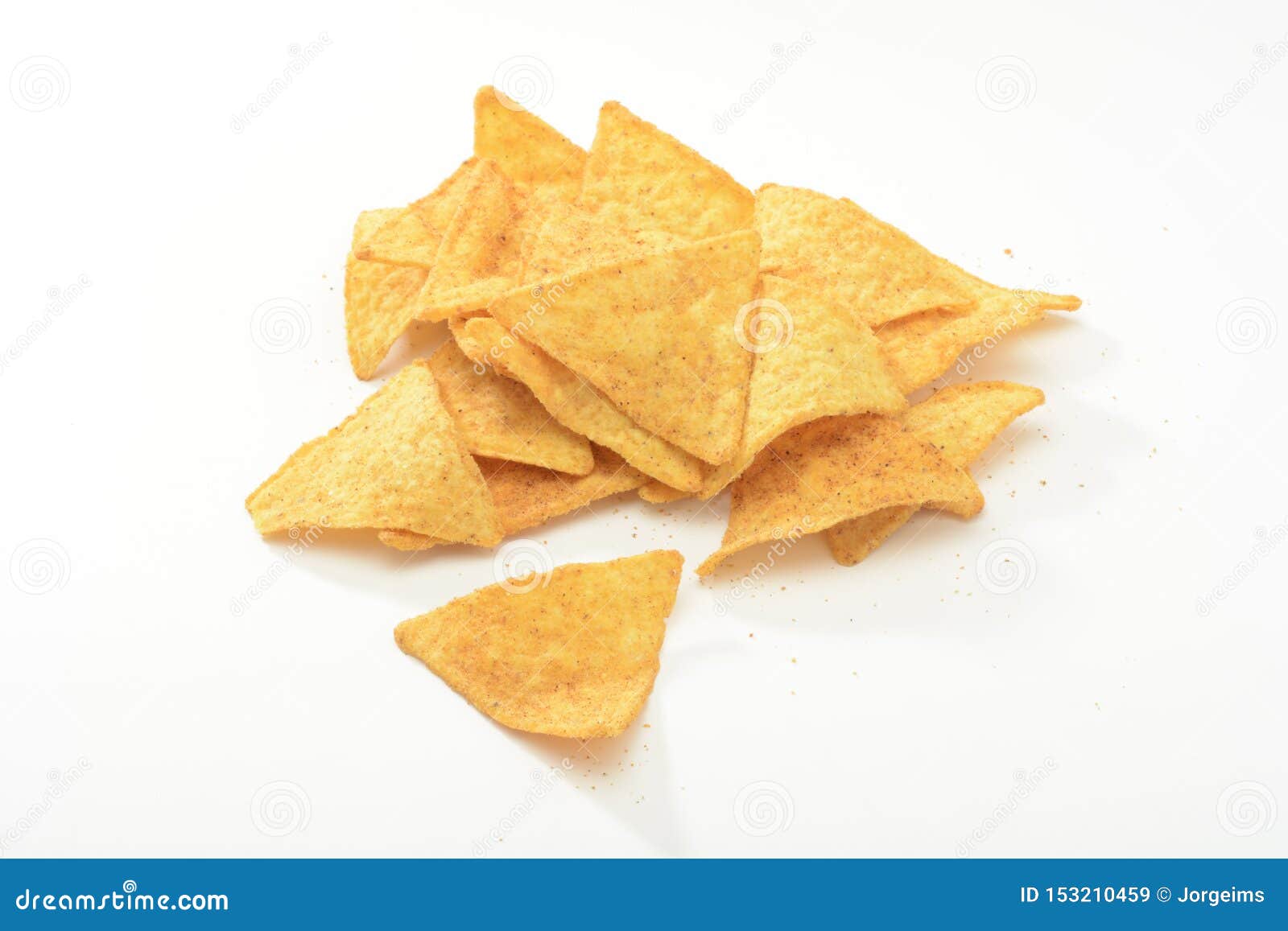 Triangles or nachos stock image. Image of bowl, triangles - 153210459
