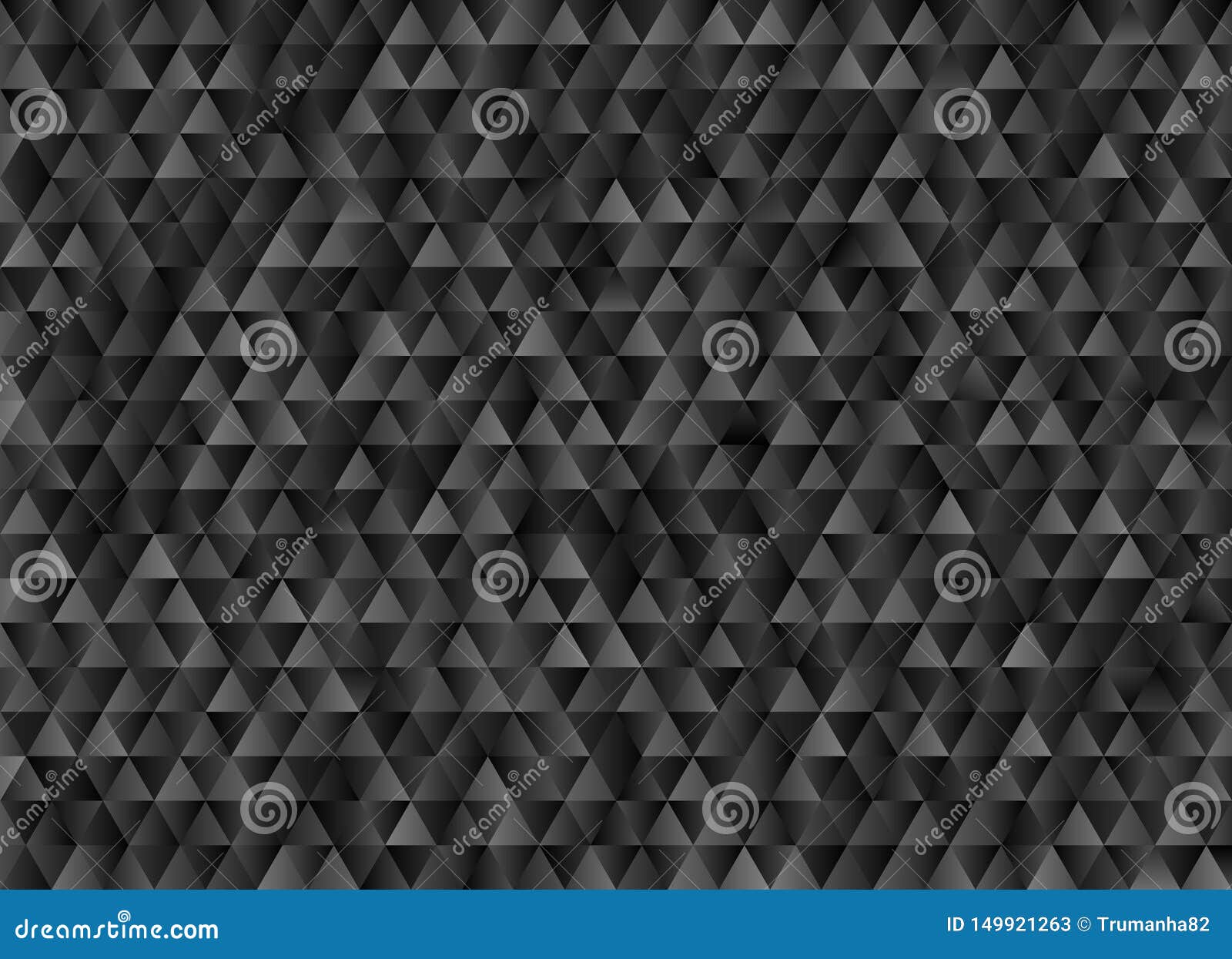 Black and Grey Triangles Geometric Pattern Background with Mosaic ...