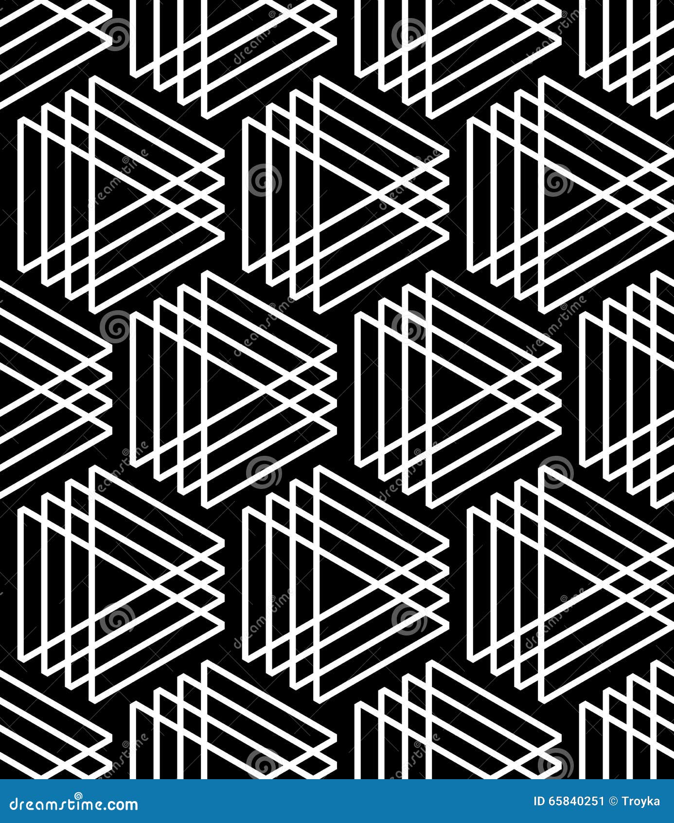 Triangles Pattern. Seamless Geometric Lines Texture Stock Vector ...