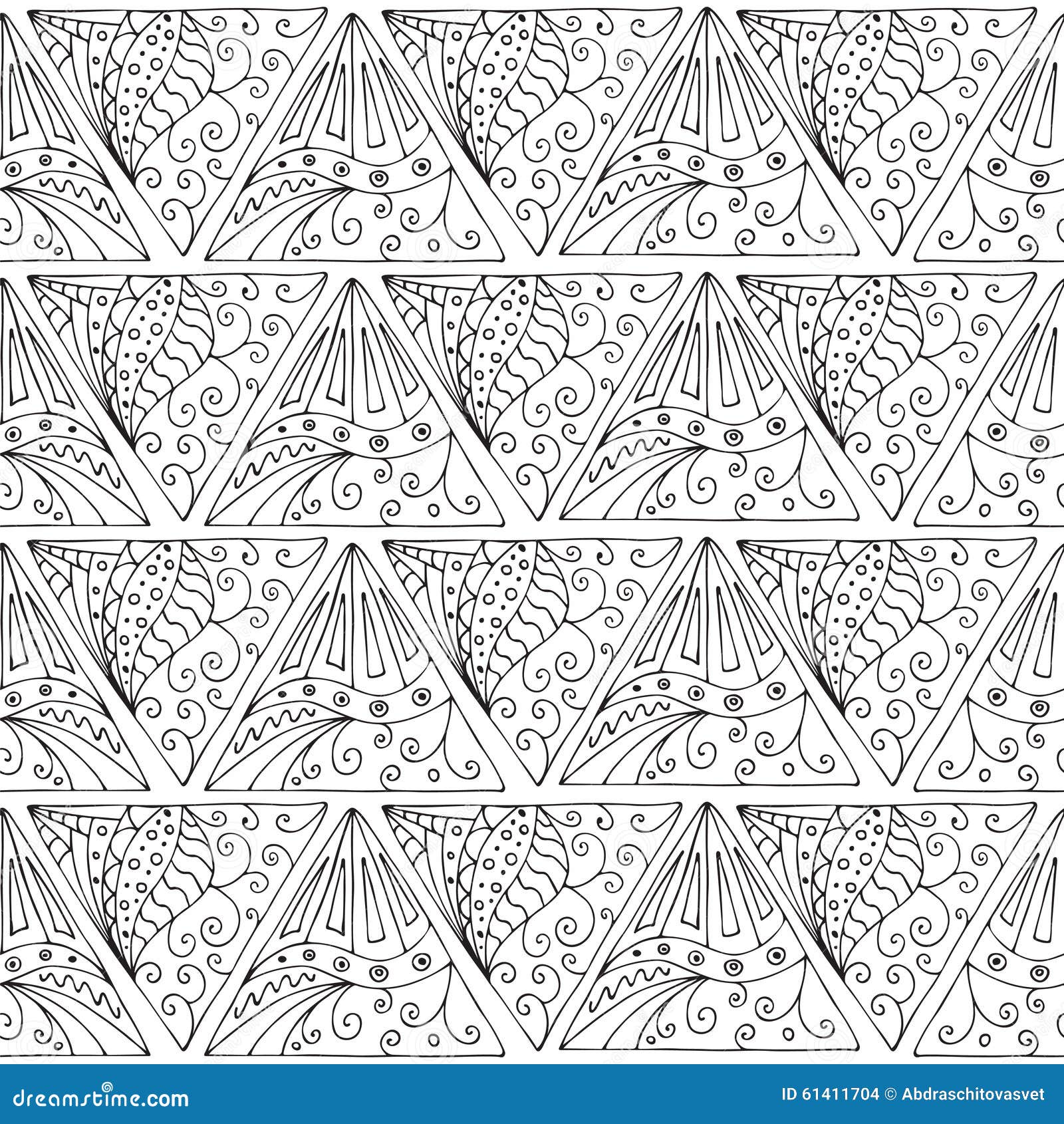 Triangles 3 stock vector. Illustration of line, print - 61411704