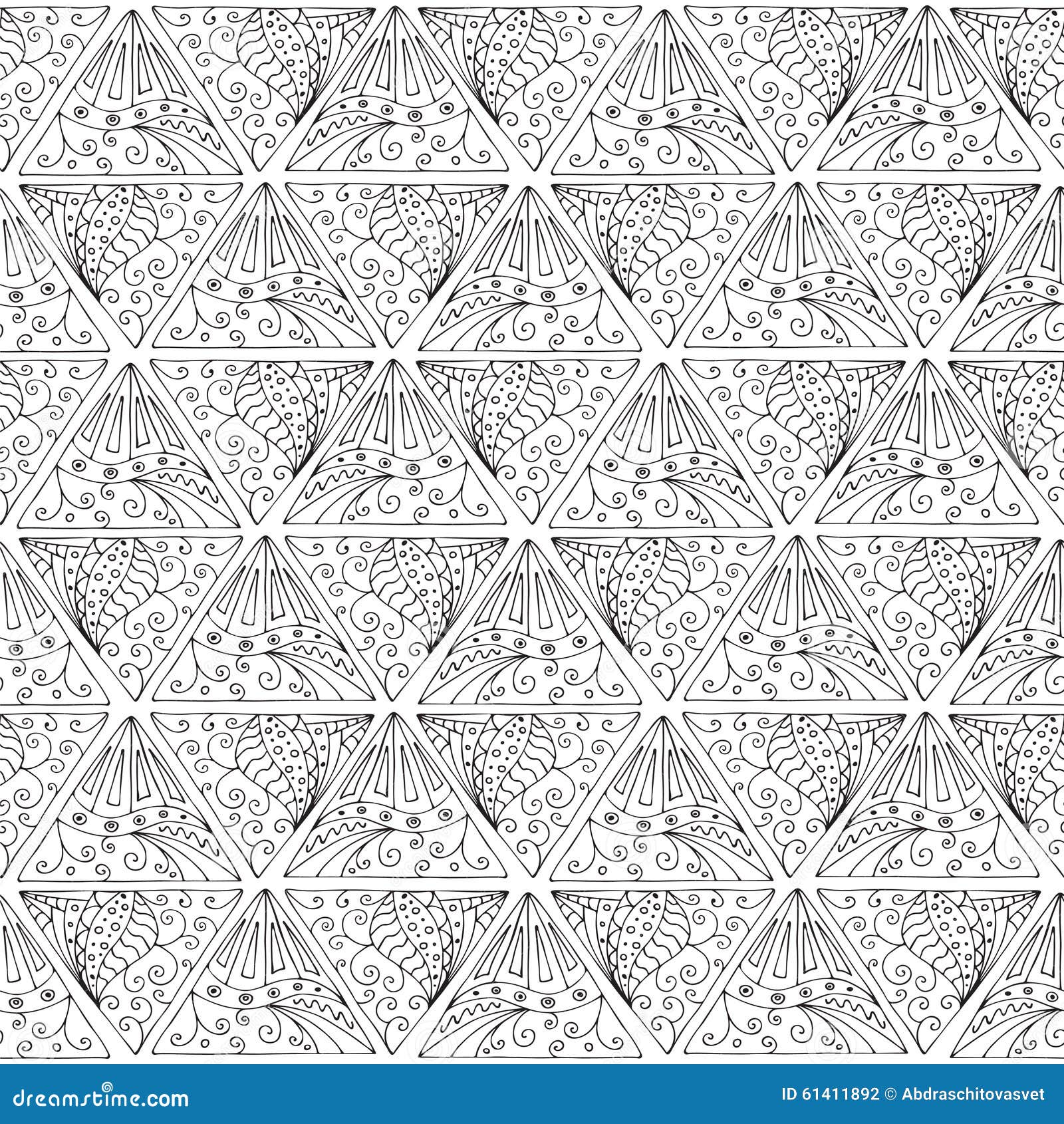 Triangles 4 stock vector. Illustration of outline, line - 61411892