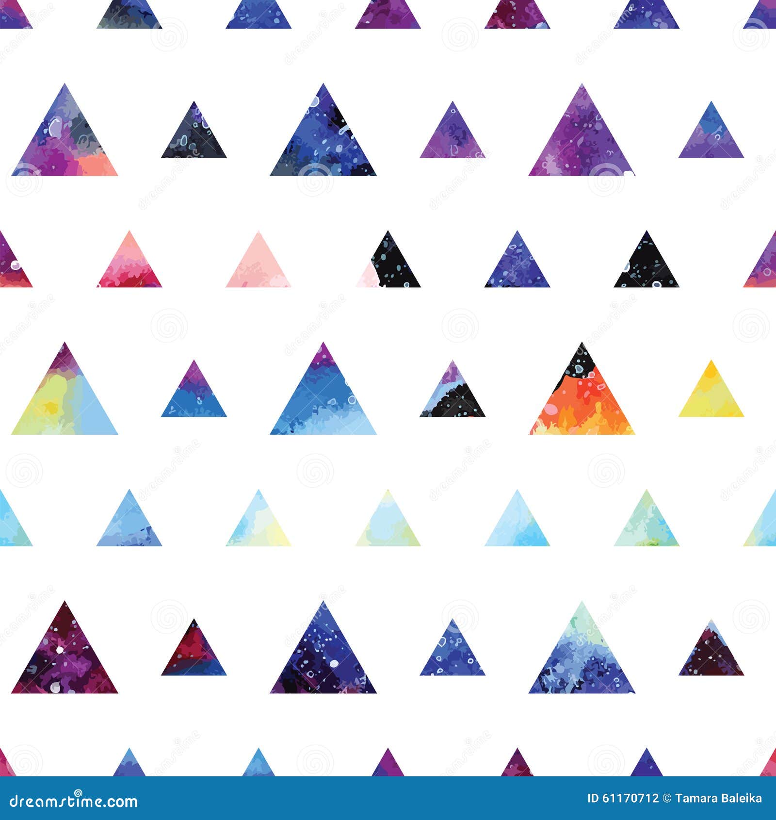 Triangles Seamless Pattern. Stock Vector - Illustration of modern ...