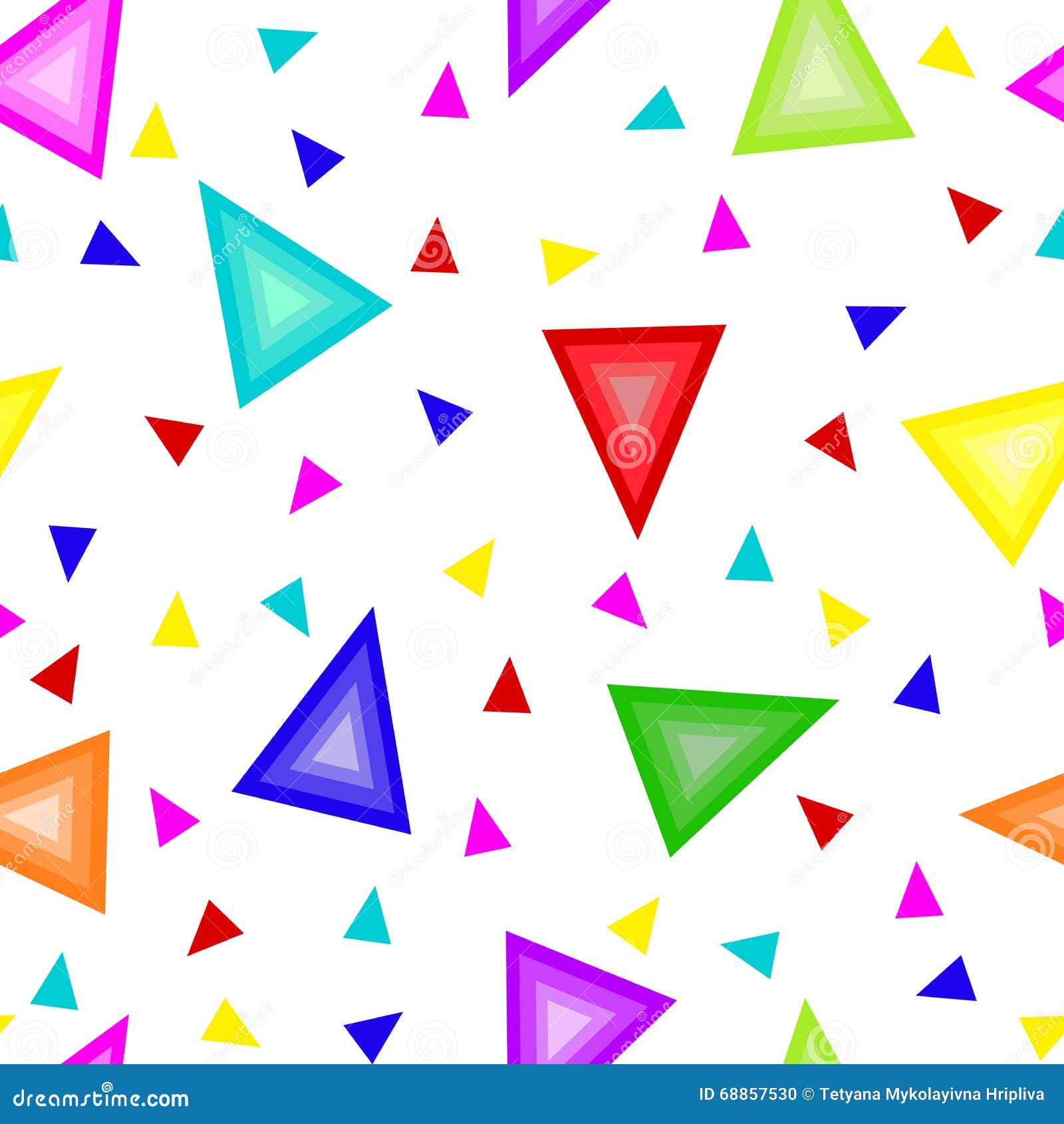 Triangles stock vector. Illustration of pink, triangles - 68857530