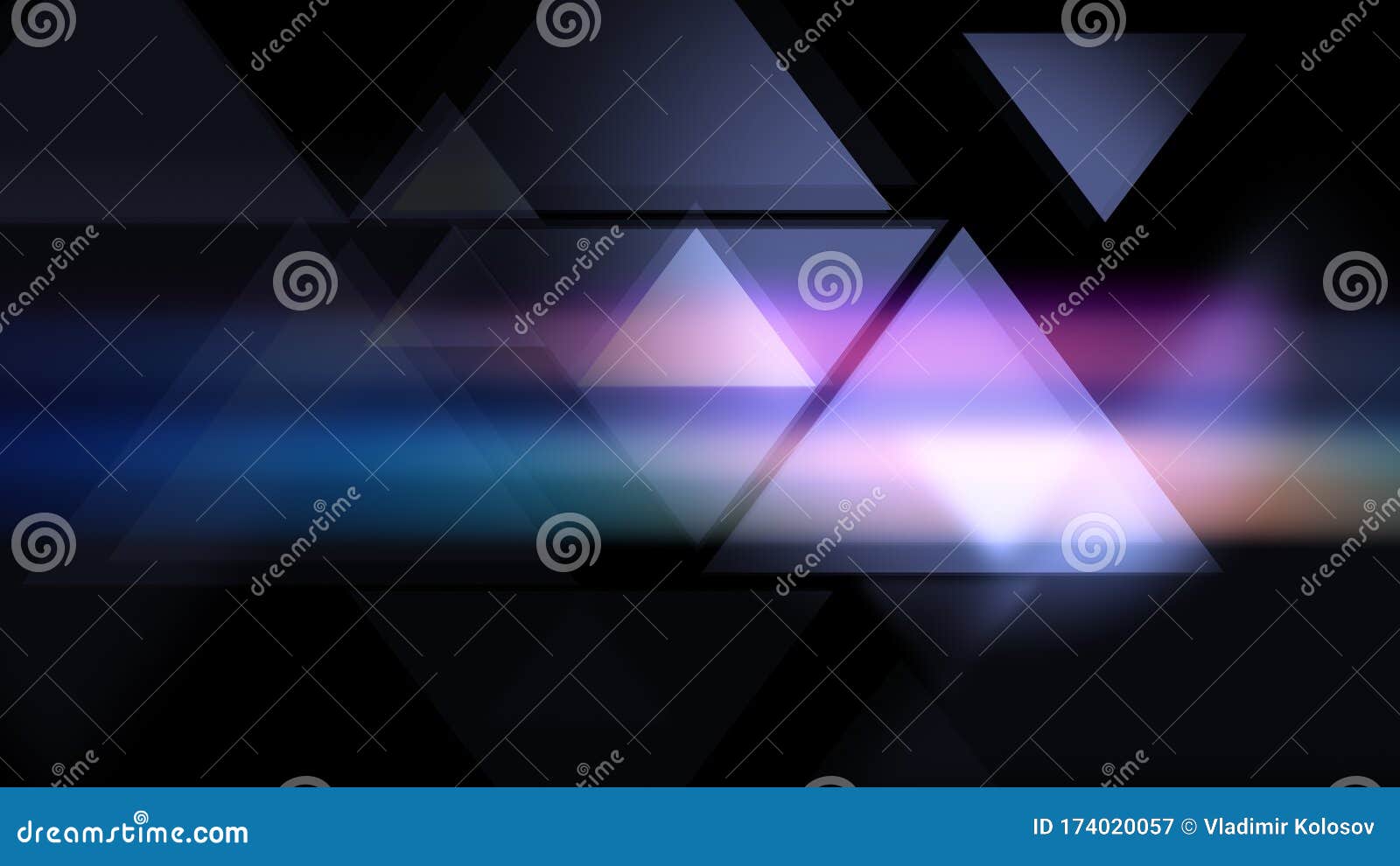 Triangles Smooth Modern Background Stock Illustration - Illustration of ...