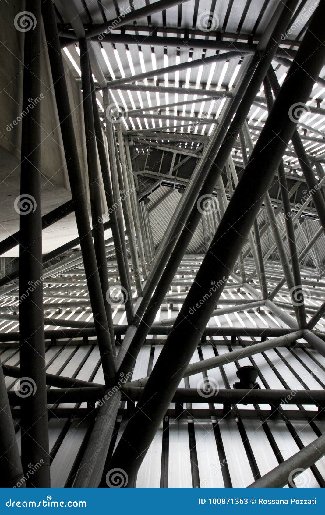 Triangles stock image. Image of shard, museum, indoor - 100871363