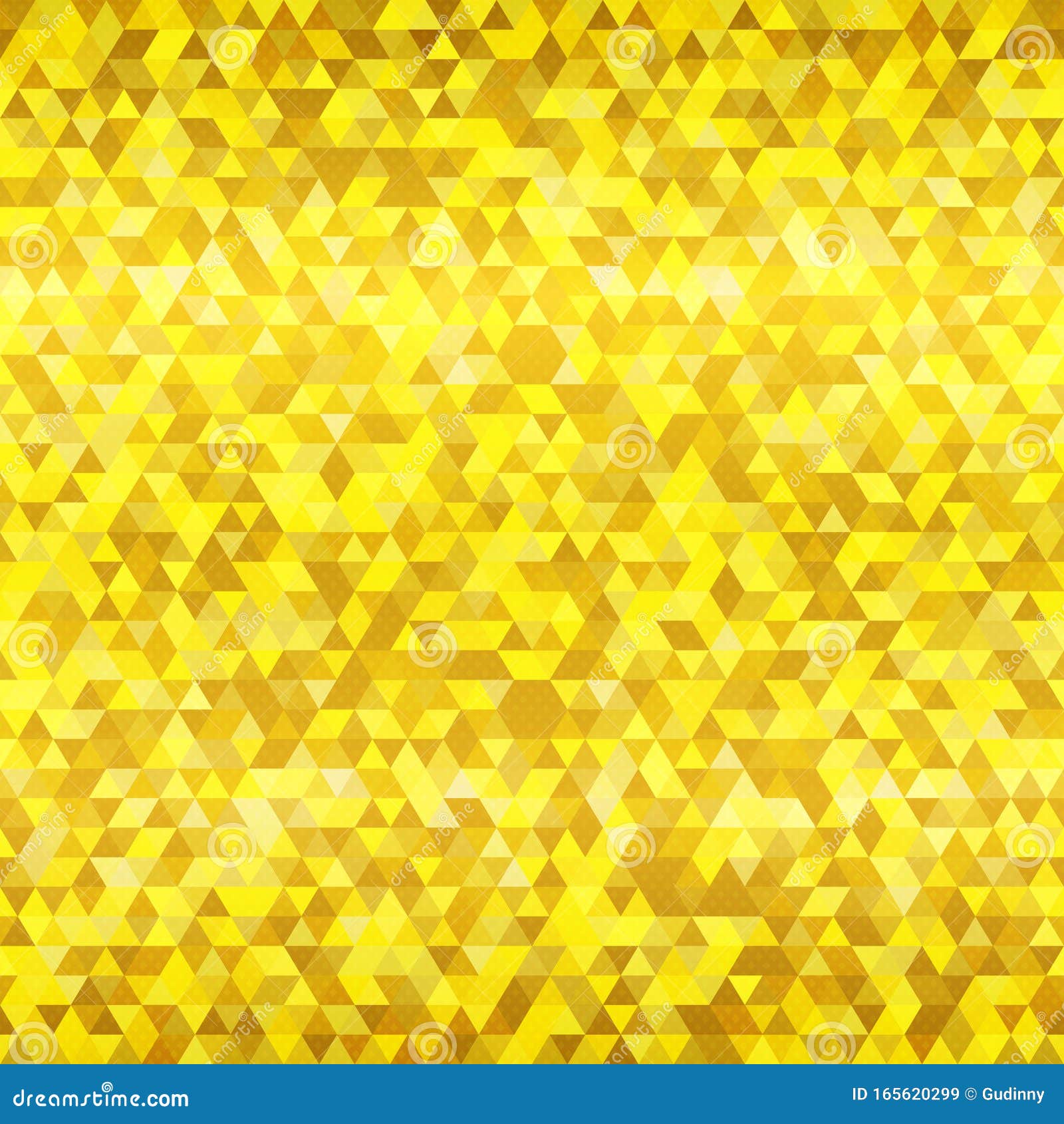 Triangolo Di Colore Oro: Modello Uniforme Illustrazione Vettoriale ...