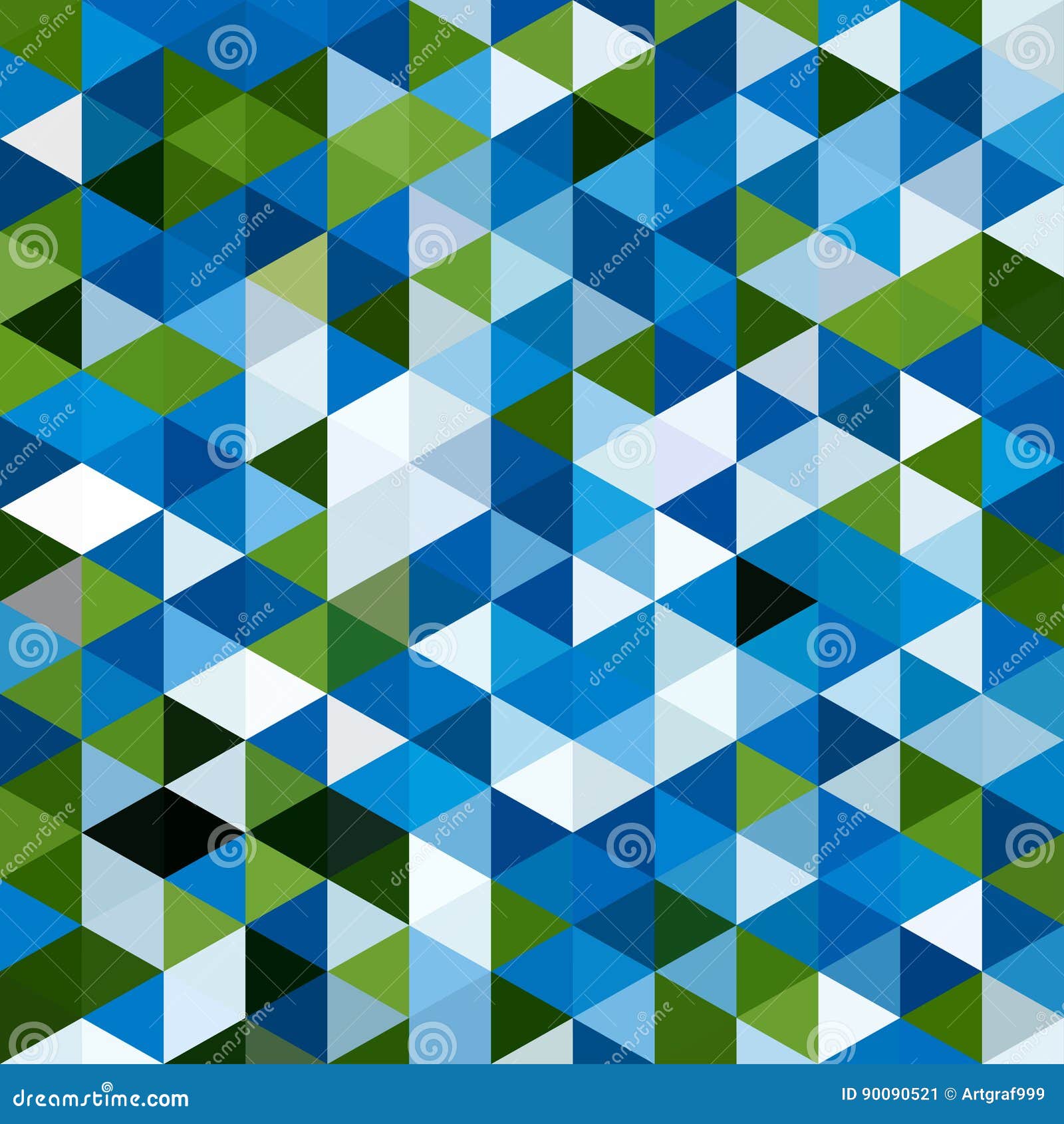 Triangular Abstract Background Stock Illustration - Illustration of ...