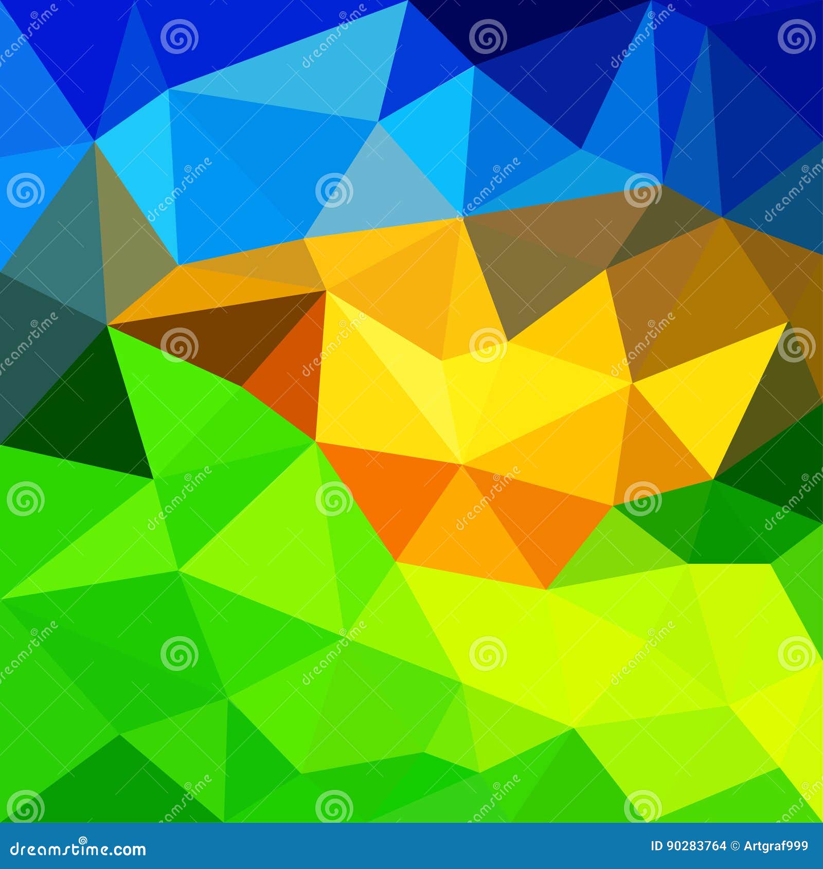 Triangular Abstract Background Stock Illustration - Illustration of ...