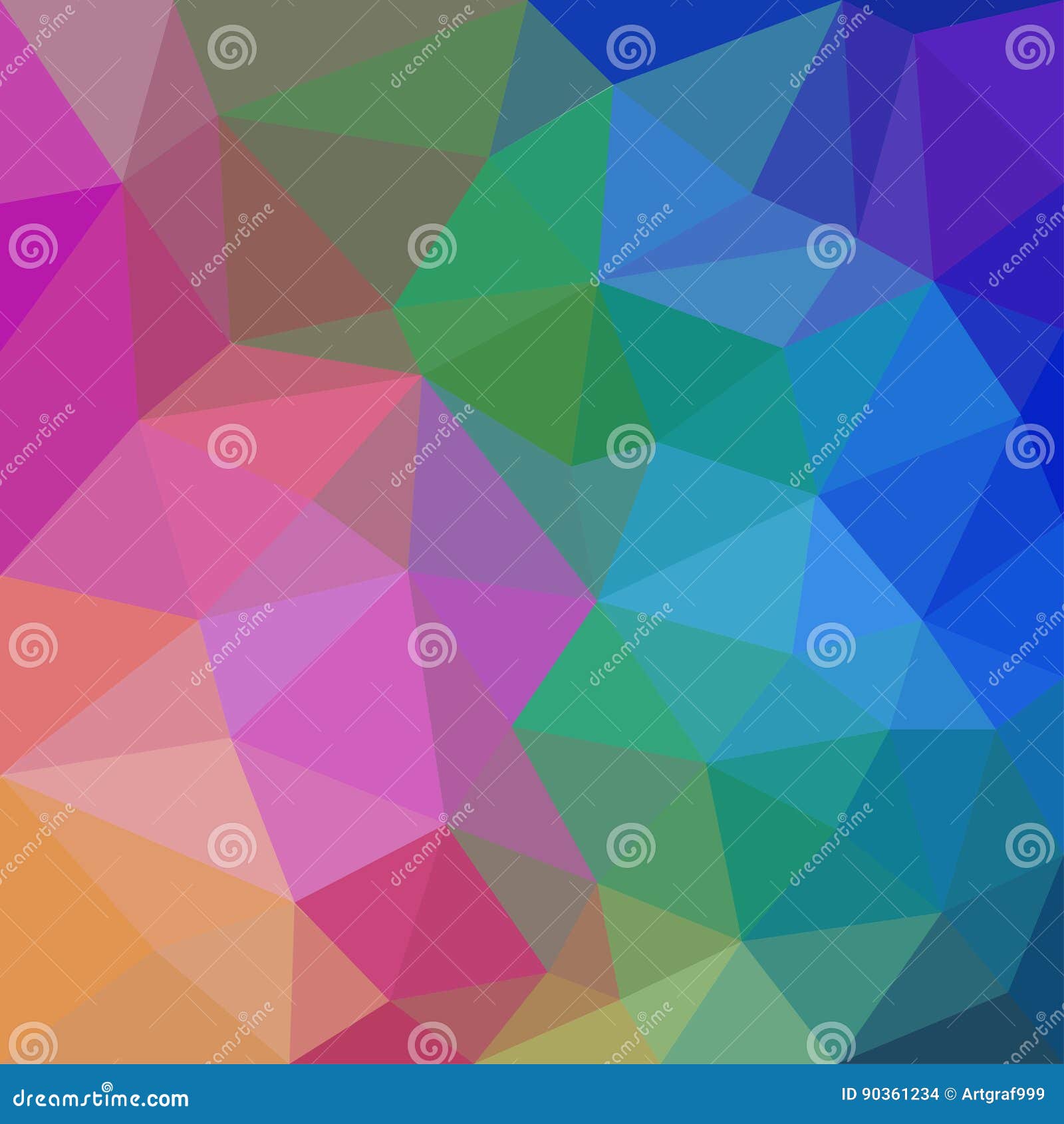 Triangular Abstract Background Stock Illustration - Illustration of ...