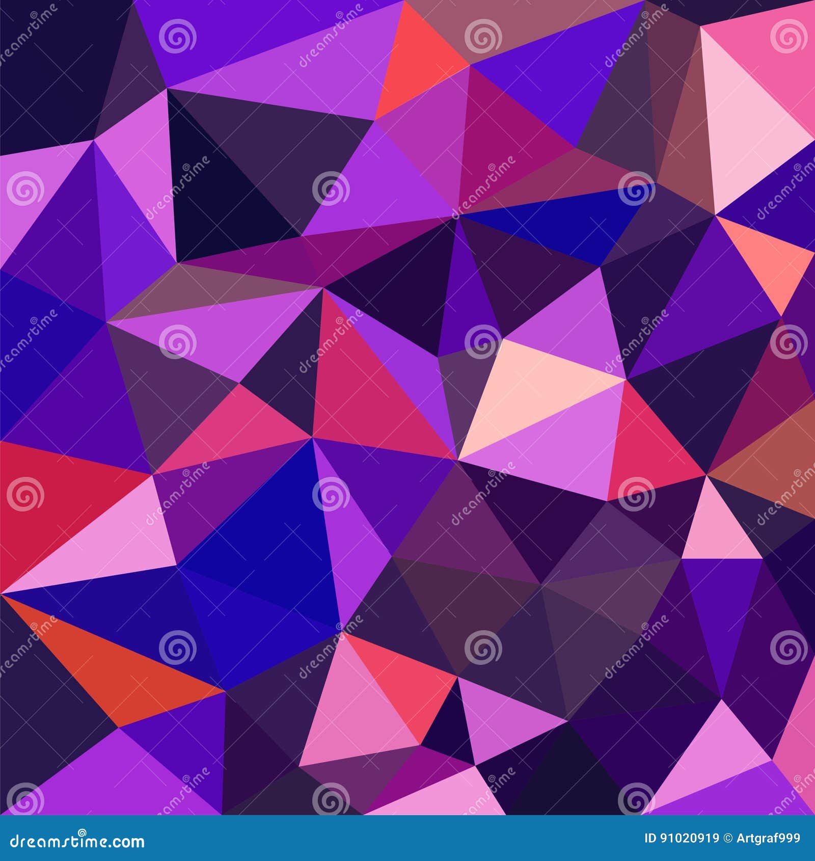 Triangular Abstract Background Stock Illustration - Illustration of ...