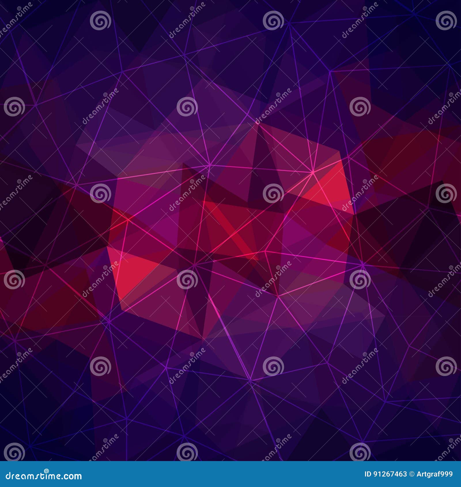 Triangular Abstract Background Stock Illustration - Illustration of ...
