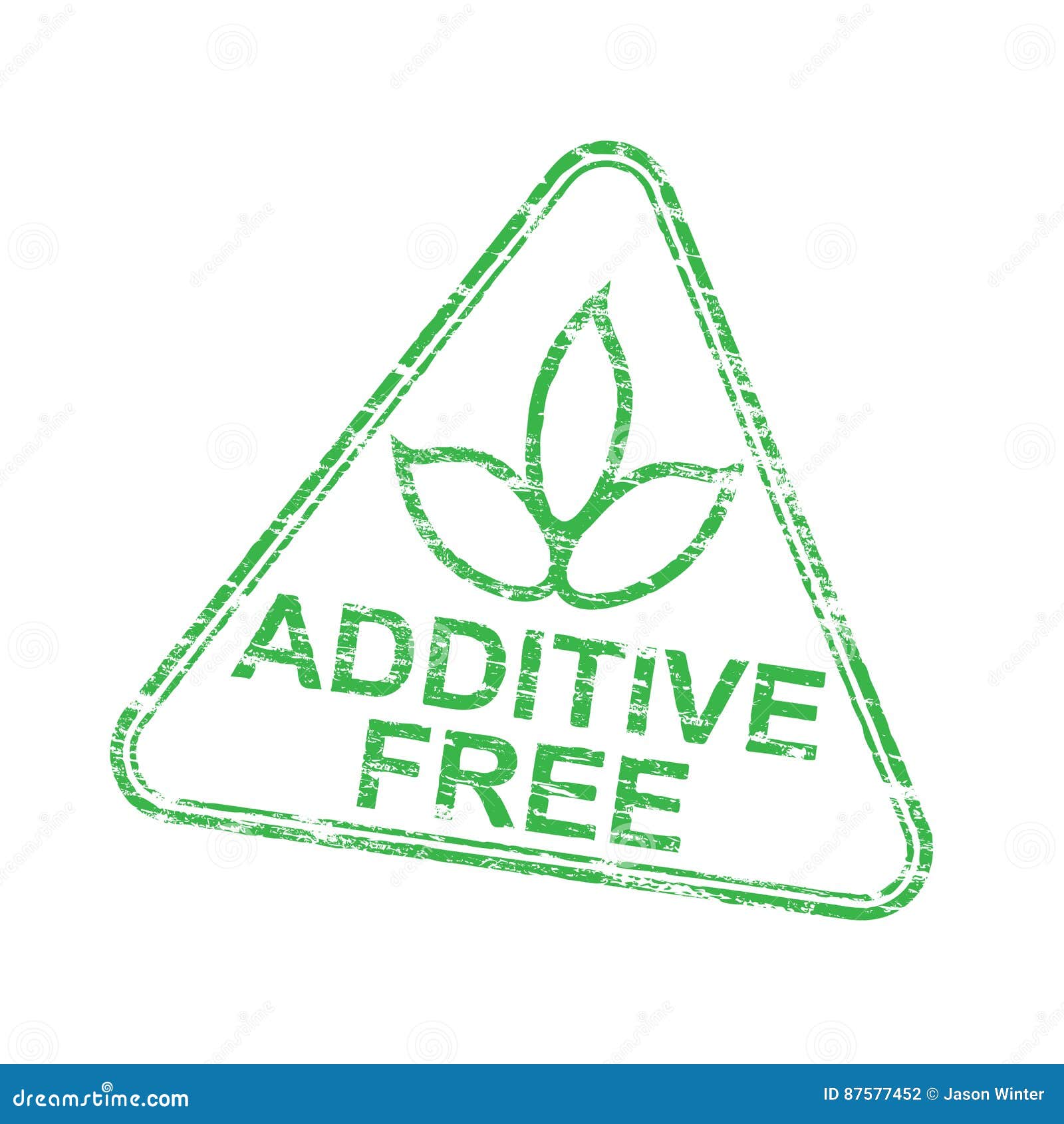 Triangular Additive Free Stamp Stock Vector - Illustration of graphic ...