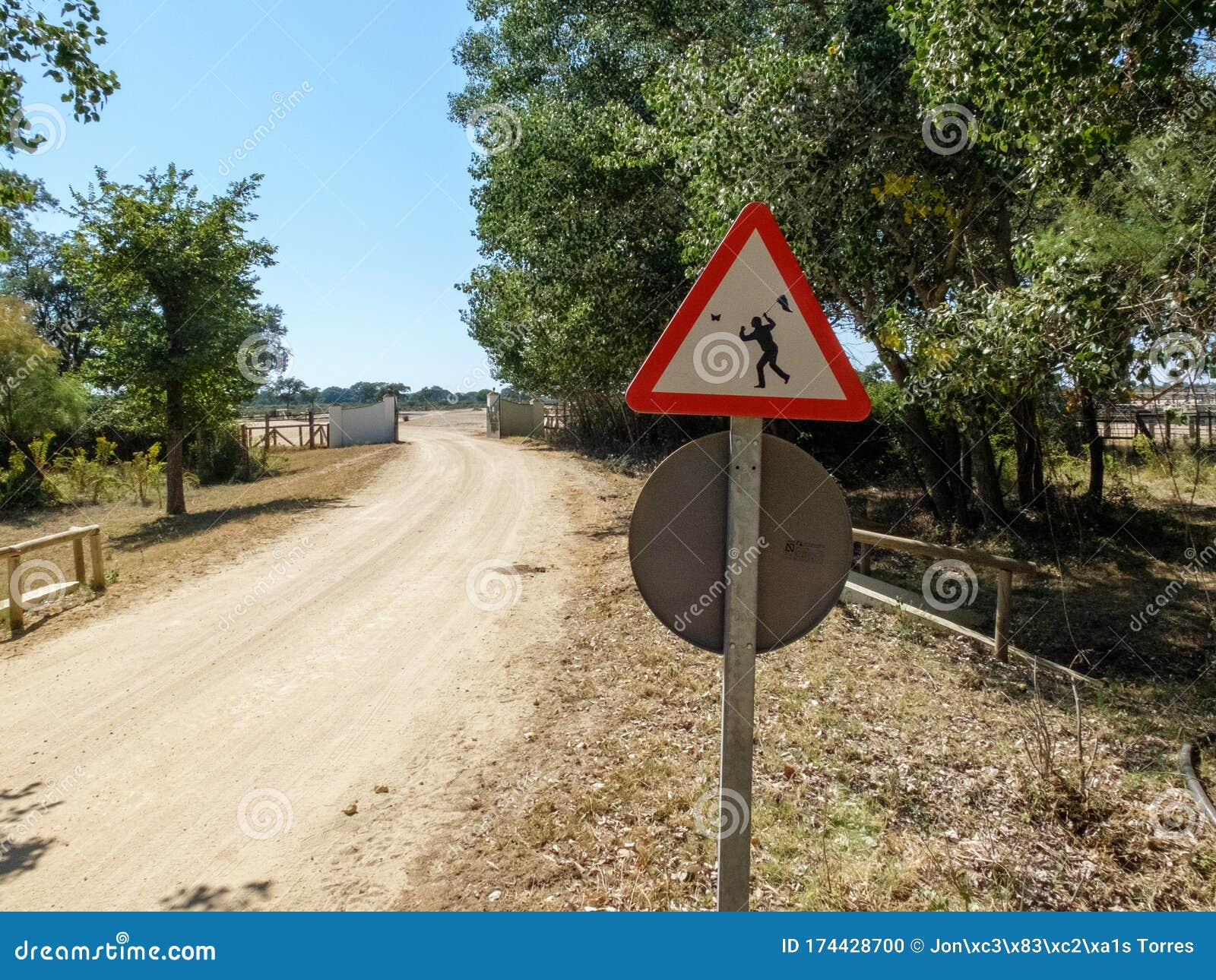 Triangular Attention Signal Butterfly Hunter Editorial Image - Image of ...