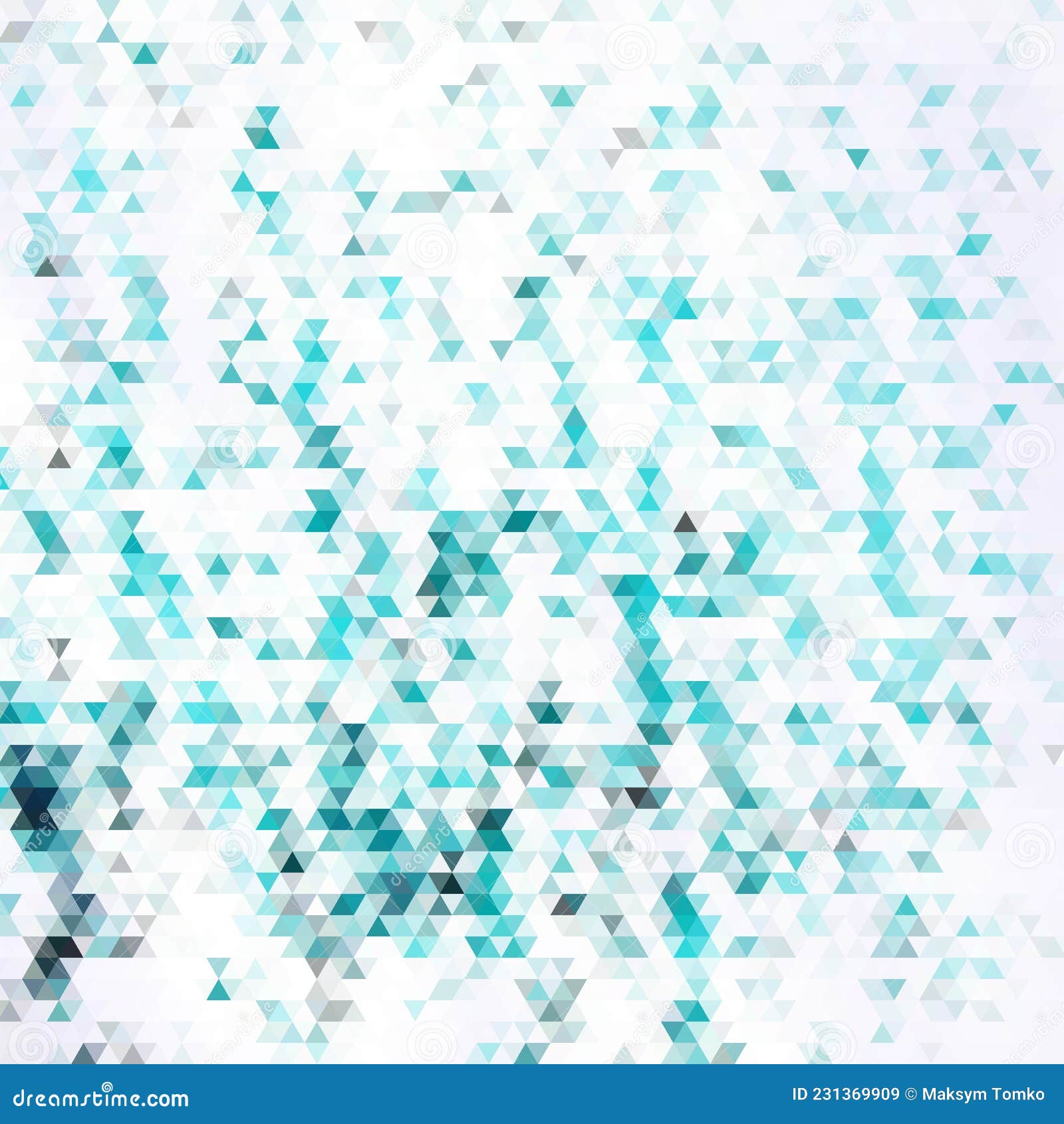 Triangular Blue Background. Abstract Vector Graphics. Eps 10 Stock ...