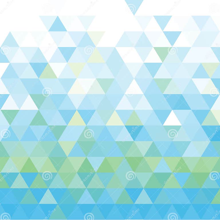 Triangular Blue Background. Geometric Abstract Image for Presentation ...