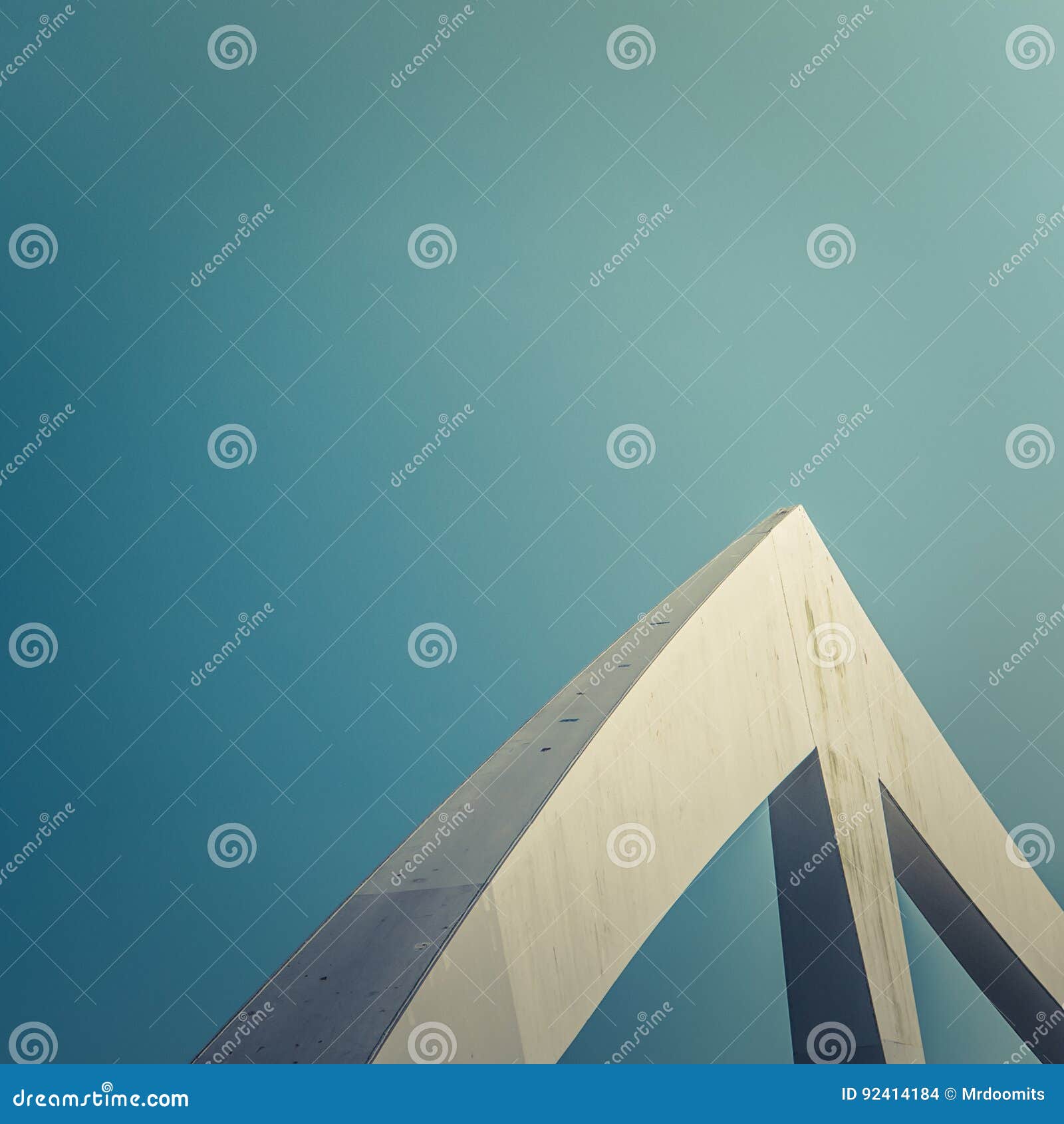 Triangular Bridge Detail stock photo. Image of minimalism - 92414184