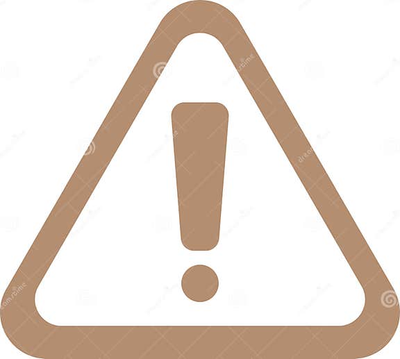 Triangular Caution Sign with an Exclamation Mark, Indicating a General ...
