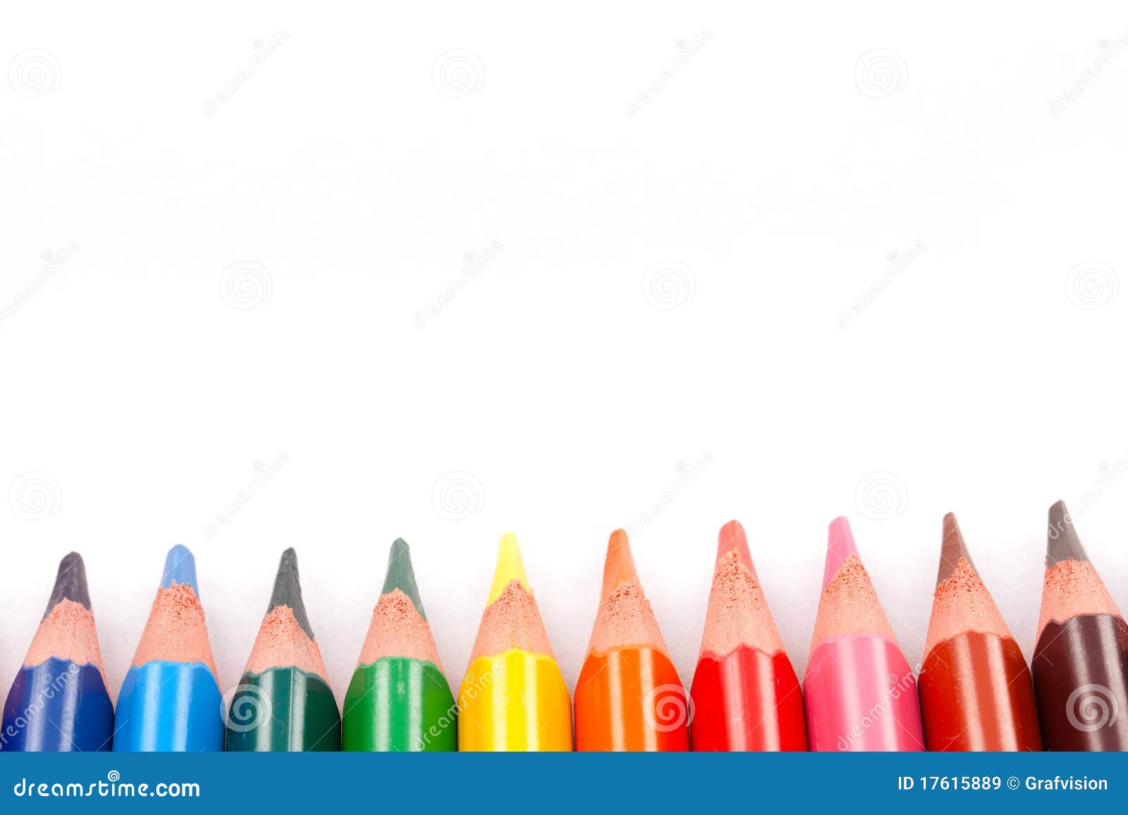 Triangular color pencils stock image. Image of colorful - 17615889