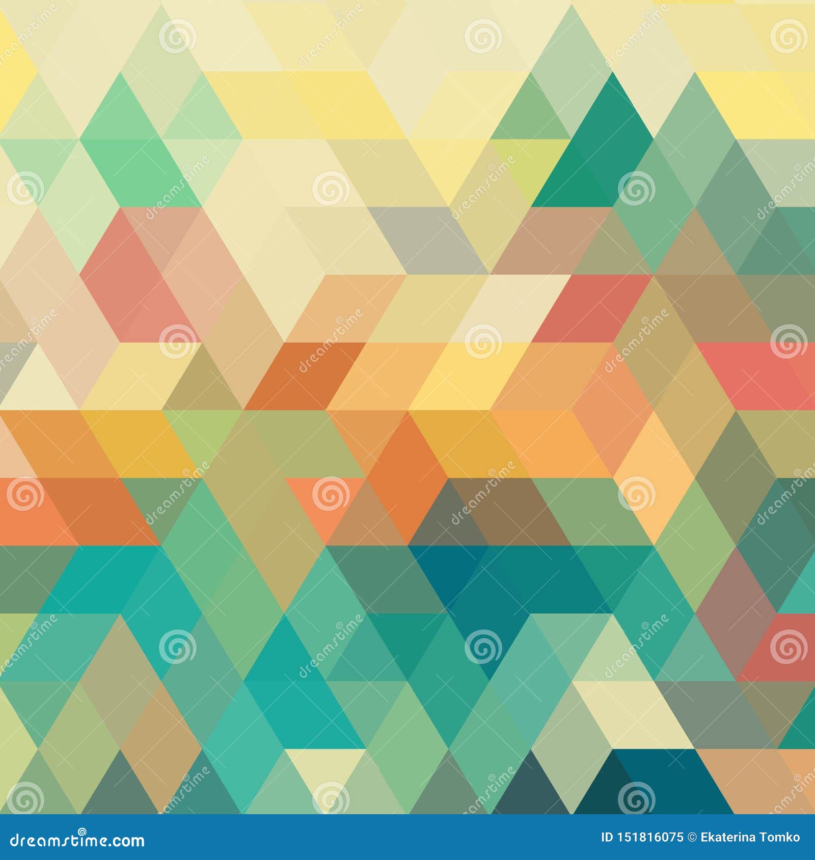Triangular Colored Background. Presentation Layout. Abstract Vec Tor ...