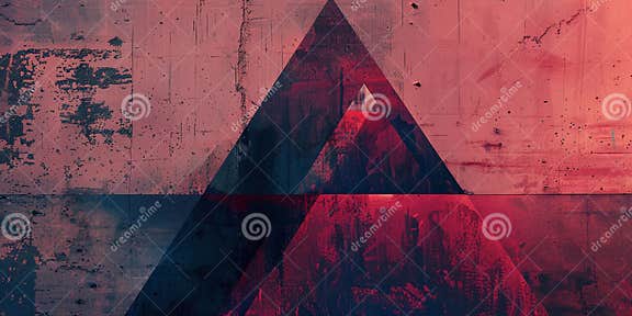 Triangular Concrete Contrast Stock Image - Image of contrast, bold ...