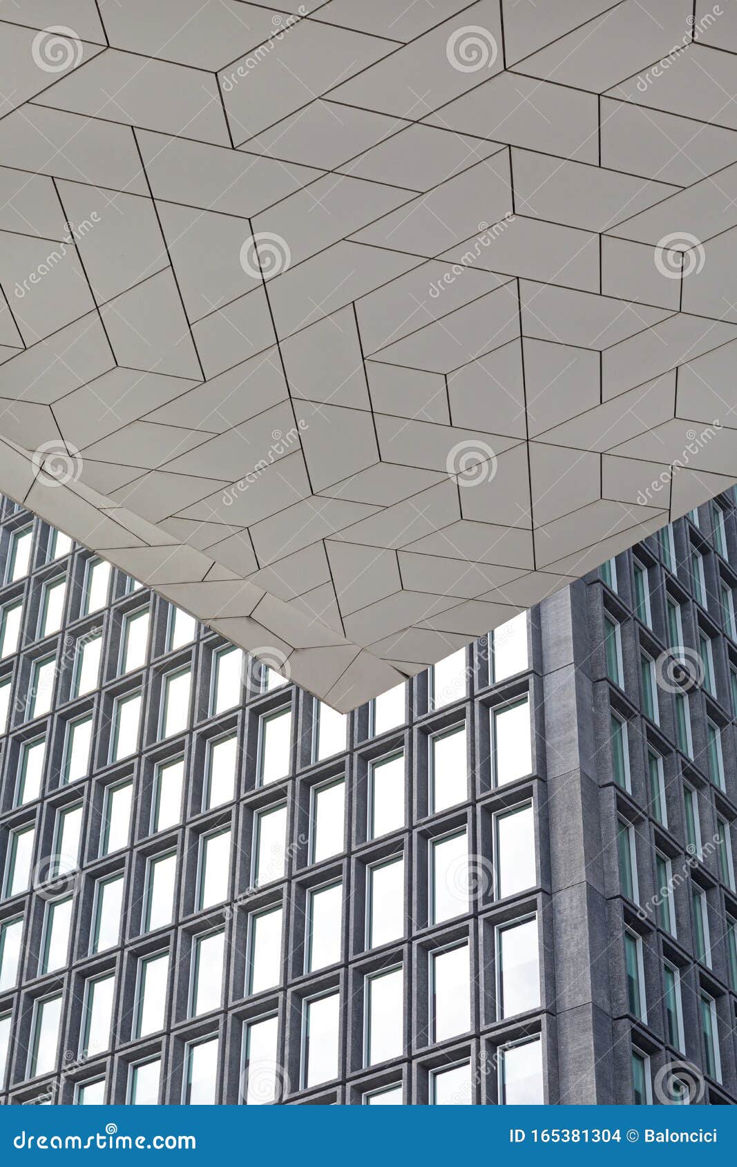Triangular Contemporary Building Stock Photo - Image of amsterdam ...