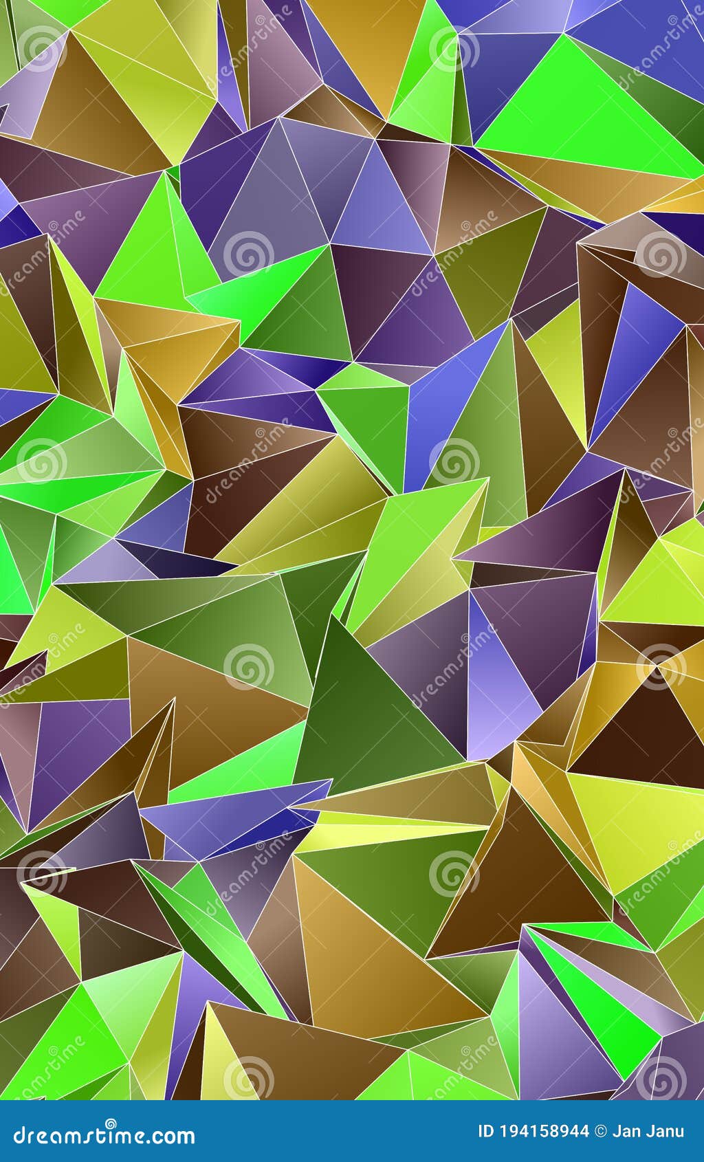 Triangular 3d, Modern Background Stock Illustration - Illustration of ...