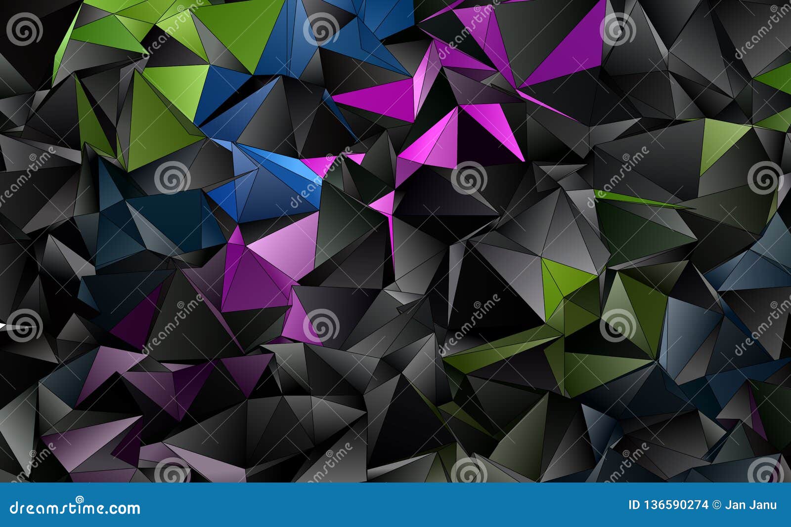 Triangular 3d, Modern Background Stock Illustration - Illustration of ...